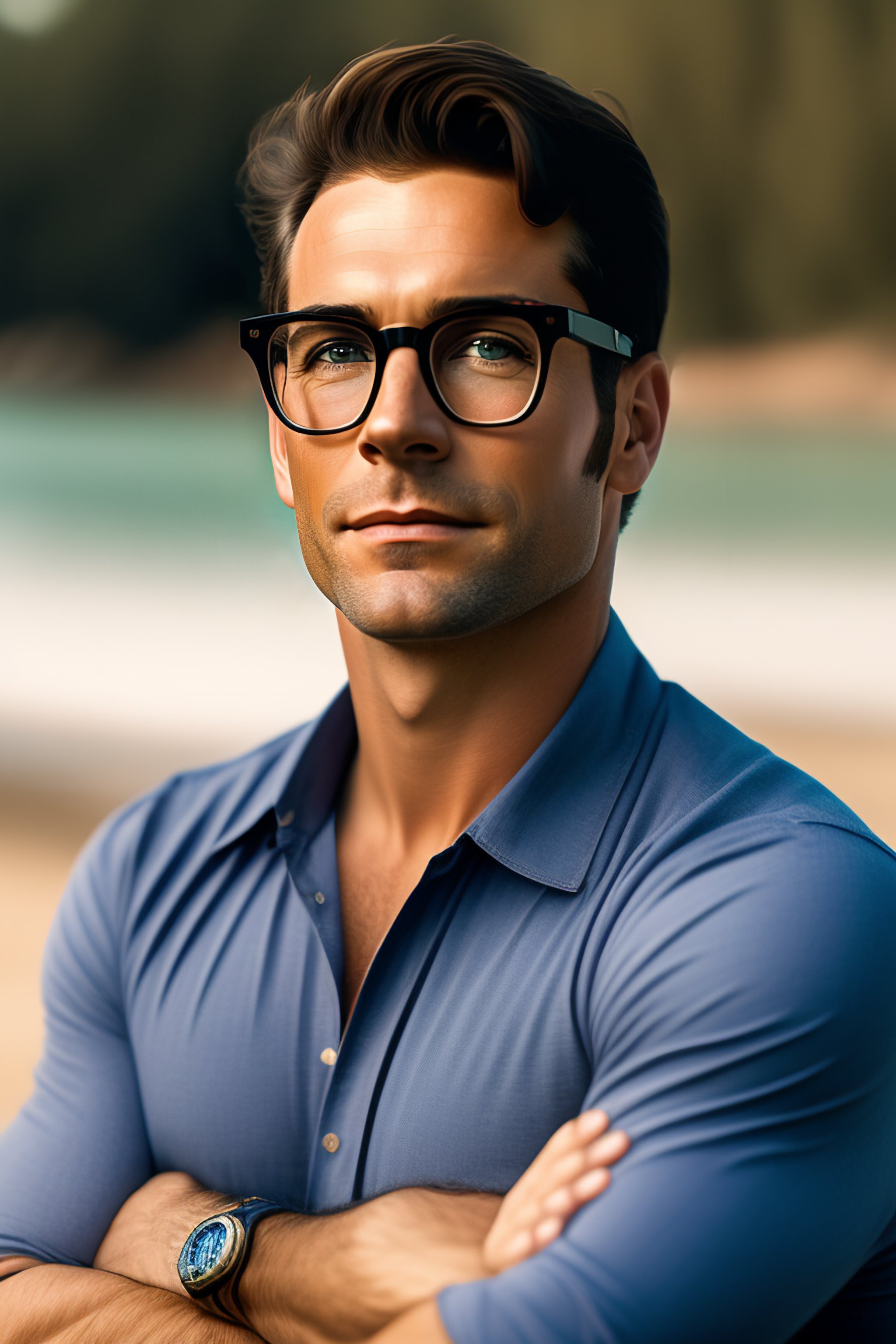 Lexica - Portrait of an all american male writer with birthyear 1963 ...