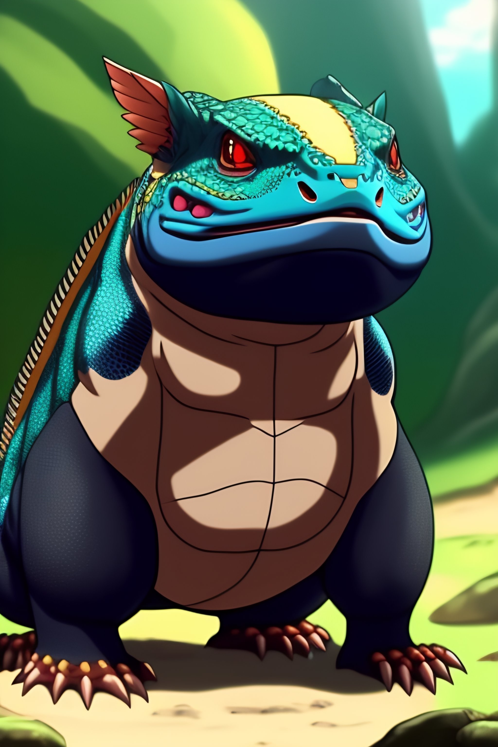 Lexica - A badass big rock type pokemon that resembles a uromastyx and ...