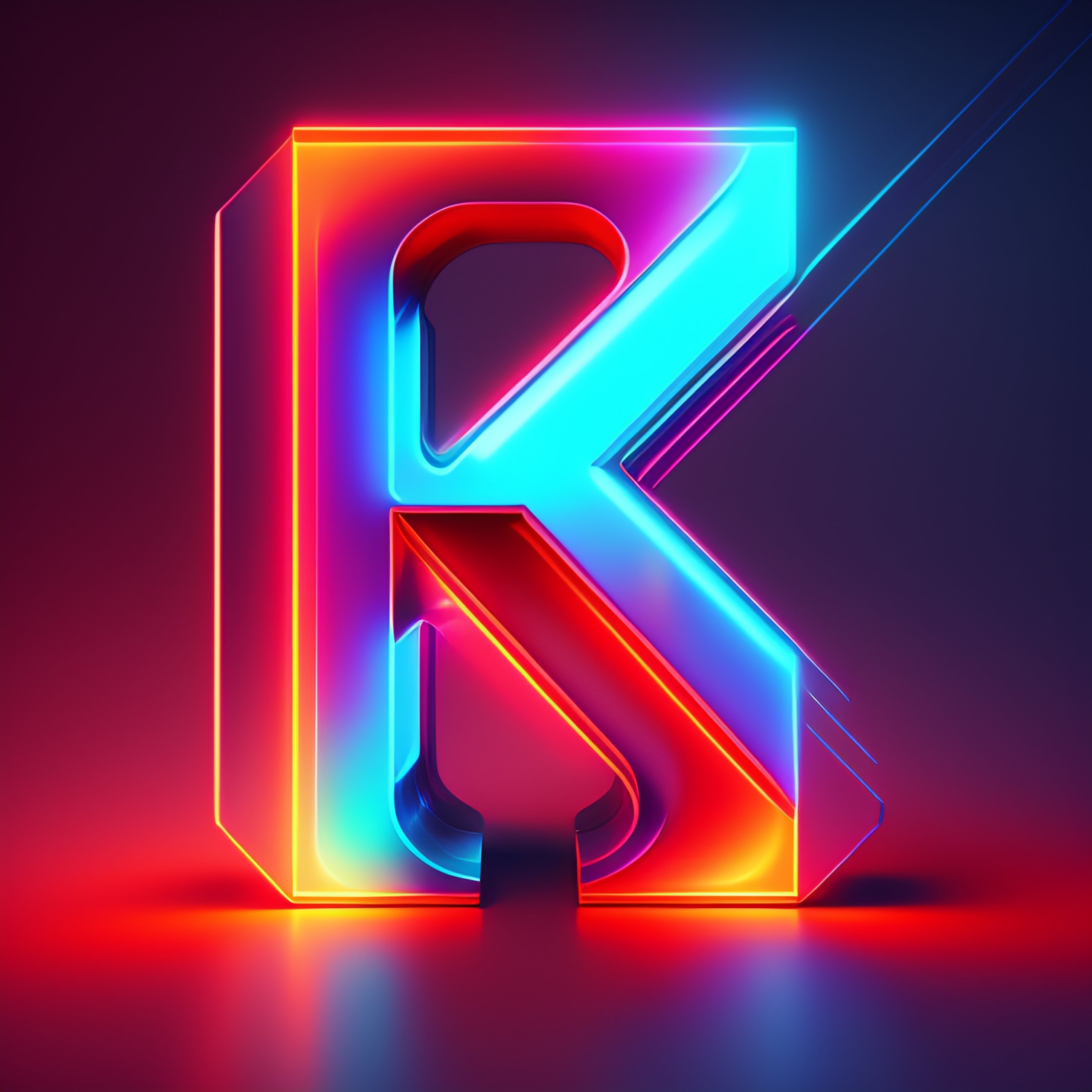 Lexica - The letter "z" made of metal cyberpunk futuristic holographic ...
