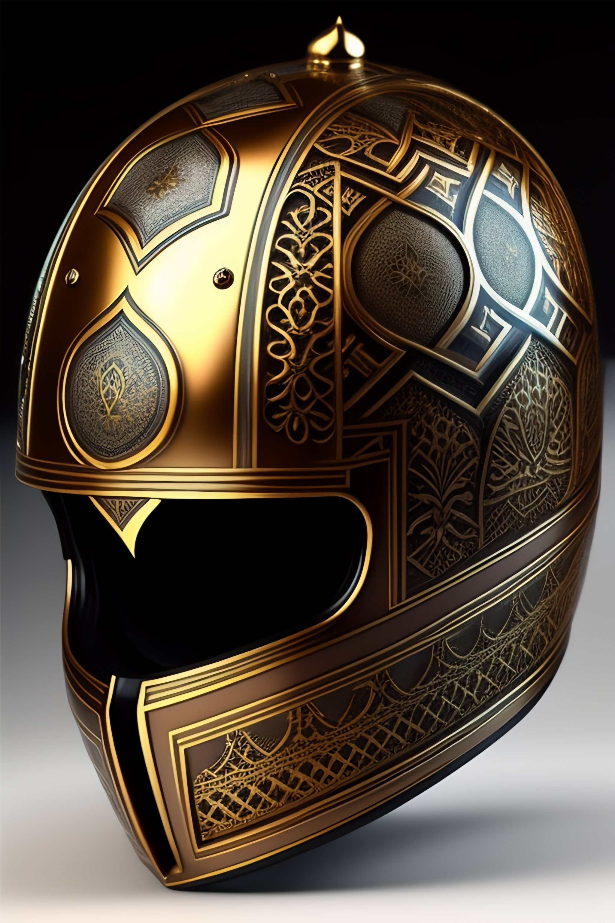 Lexica - Geometric patterns fractal engraved in metal 4K detailed ...