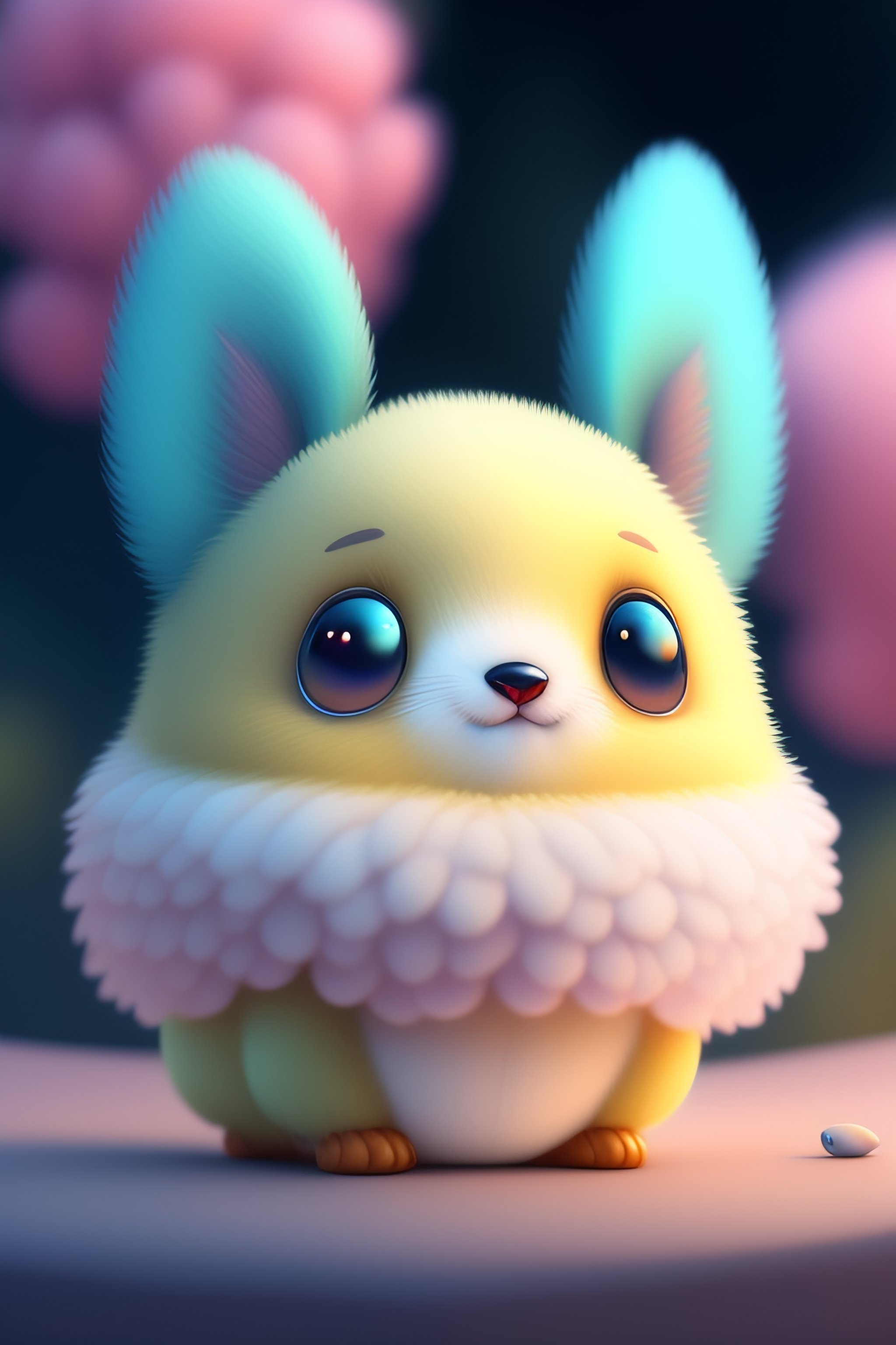 Lexica - CUTE AND ADORABLE CARTOON FLUFFY BABY RHEA, FANTASY, DREAMLIKE ...