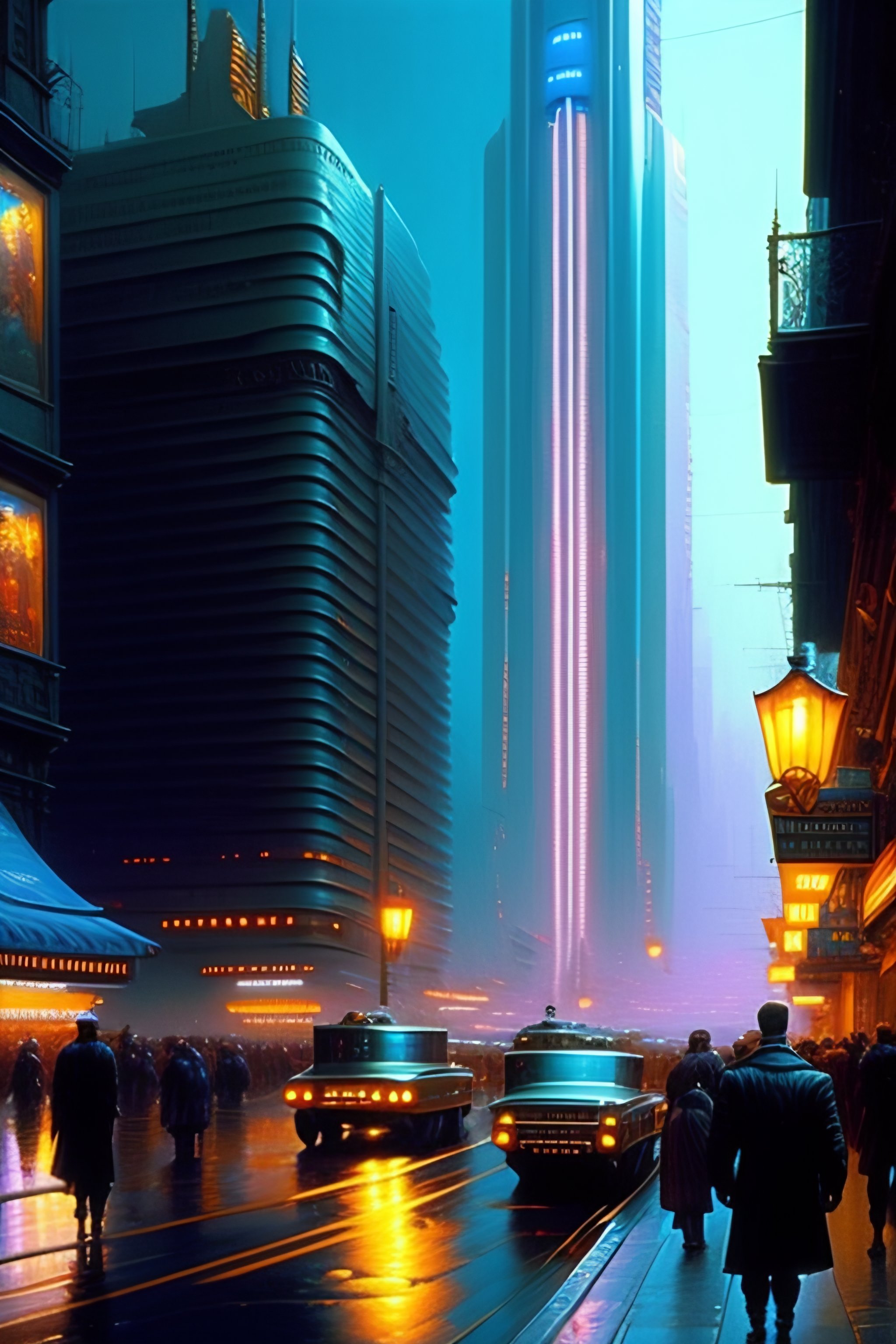 Lexica - Street cyberpunk city, hyperrealism, futurism, no blur, 4k ...