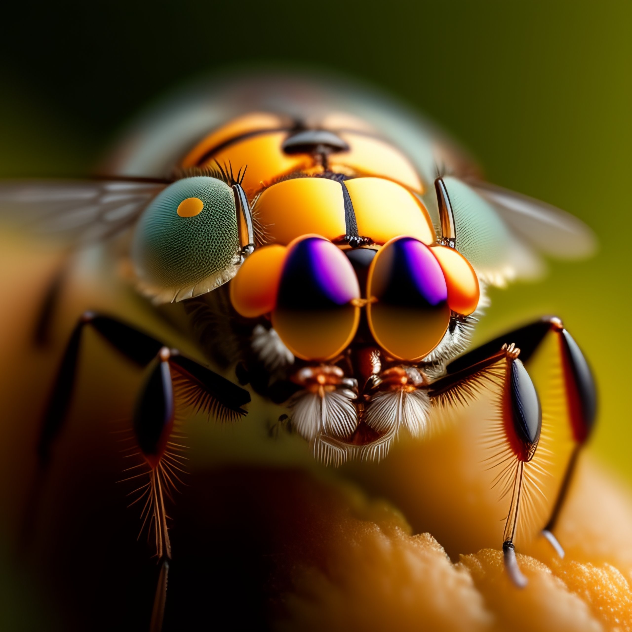 Lexica - Amazing stunning photo of a fly with a human face creature