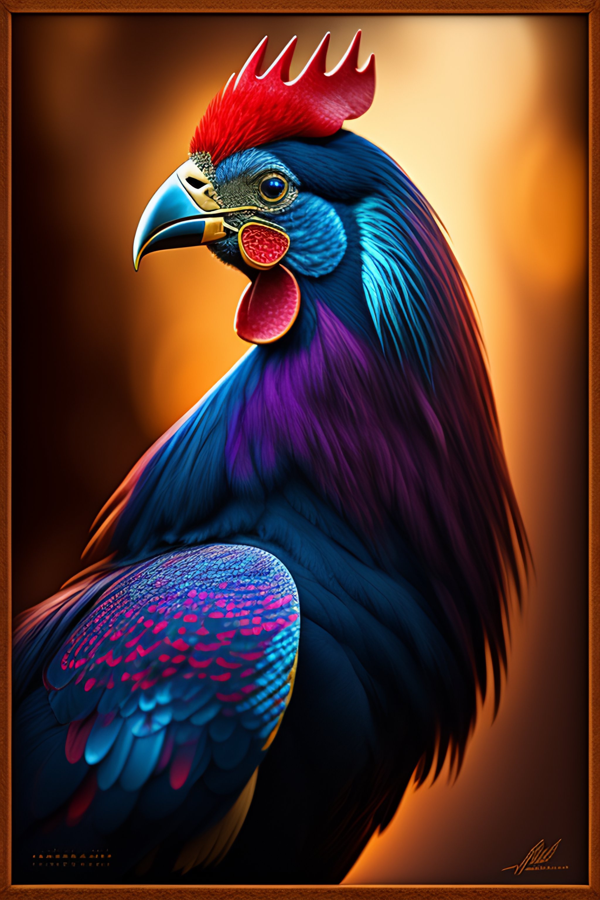 Lexica - Warrior, rooster mount