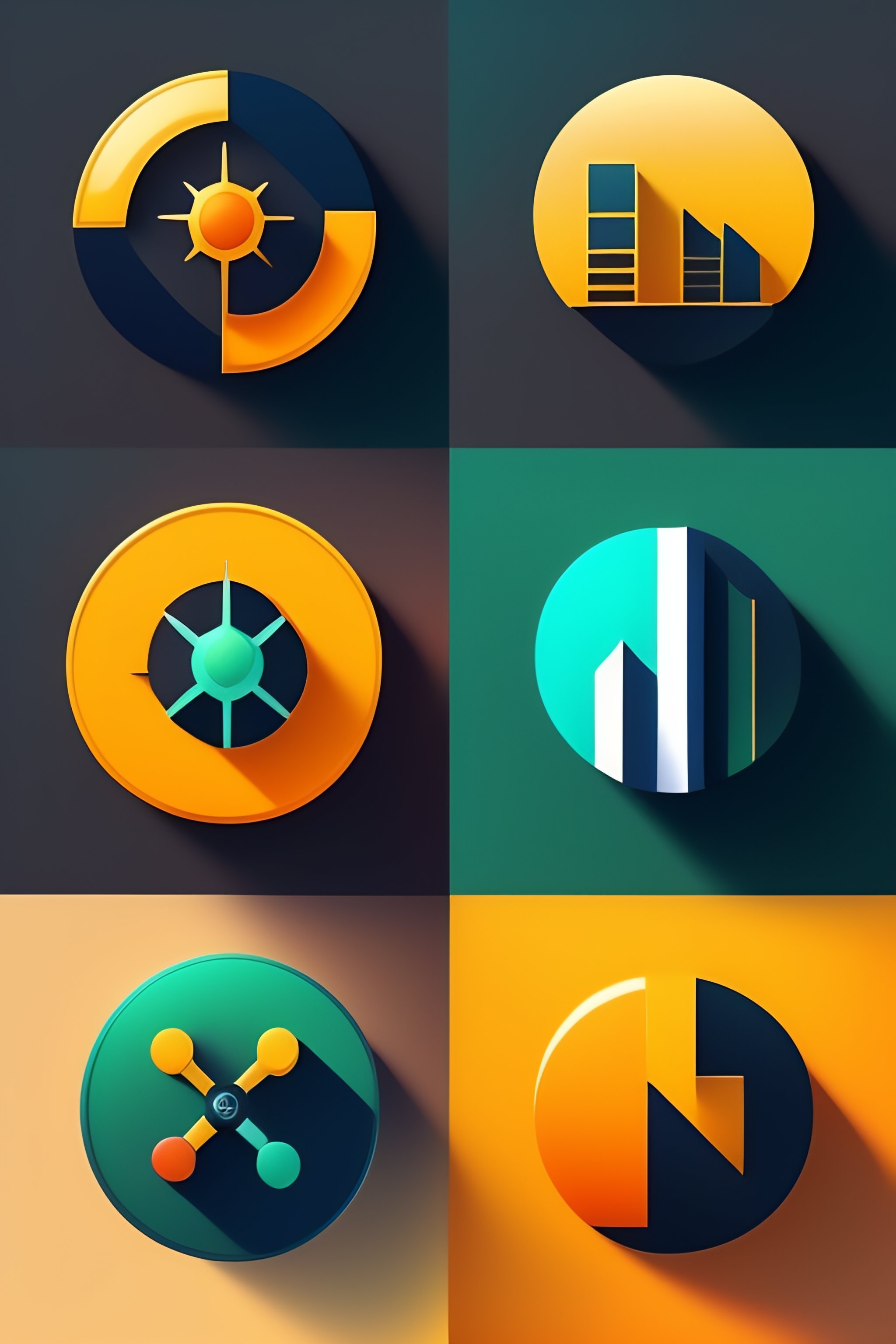 Lexica - A set of icons designed by mike matas, clean background