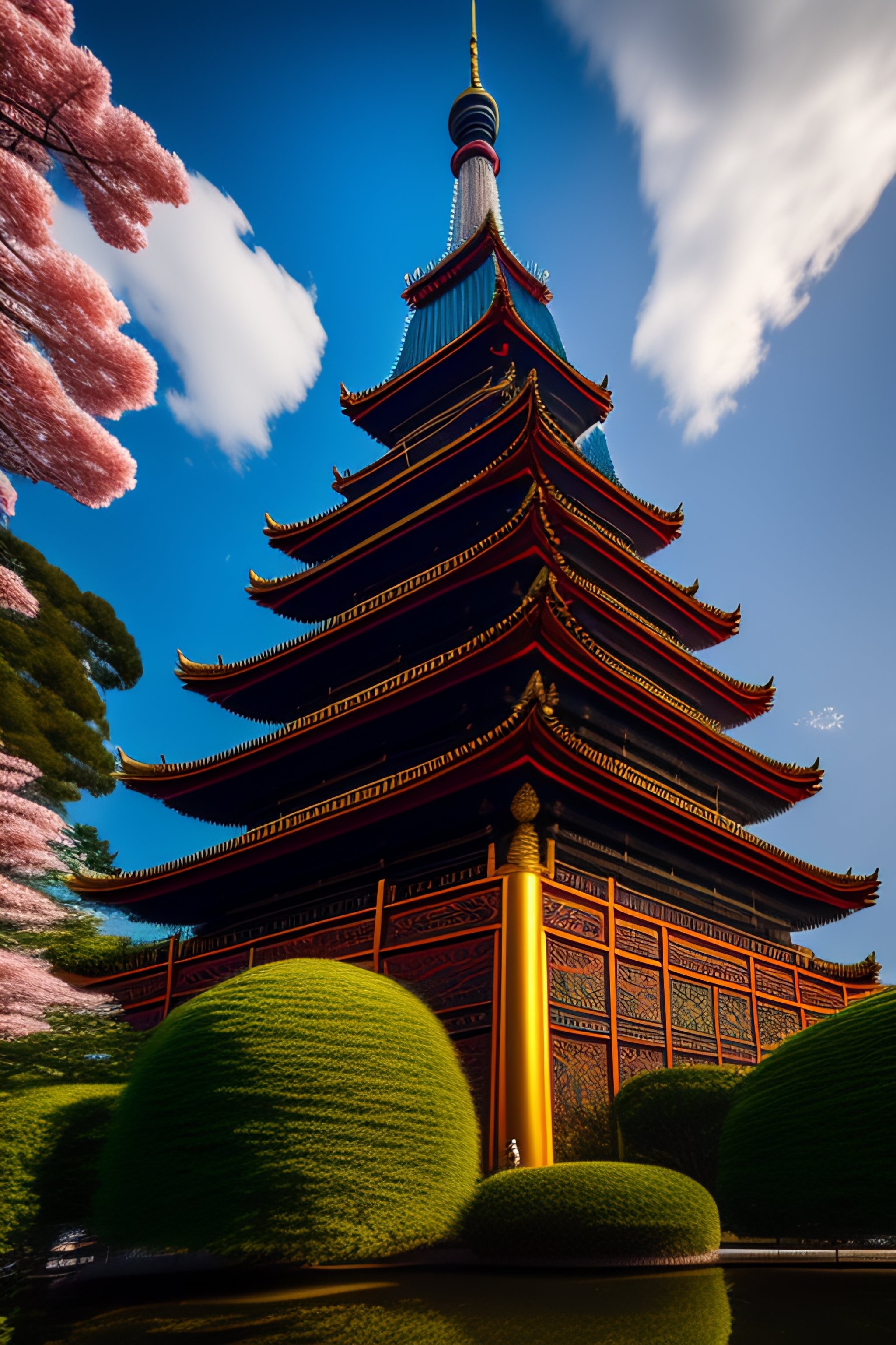 Lexica - Long - distance full - color photo of : an extremely - tall ...