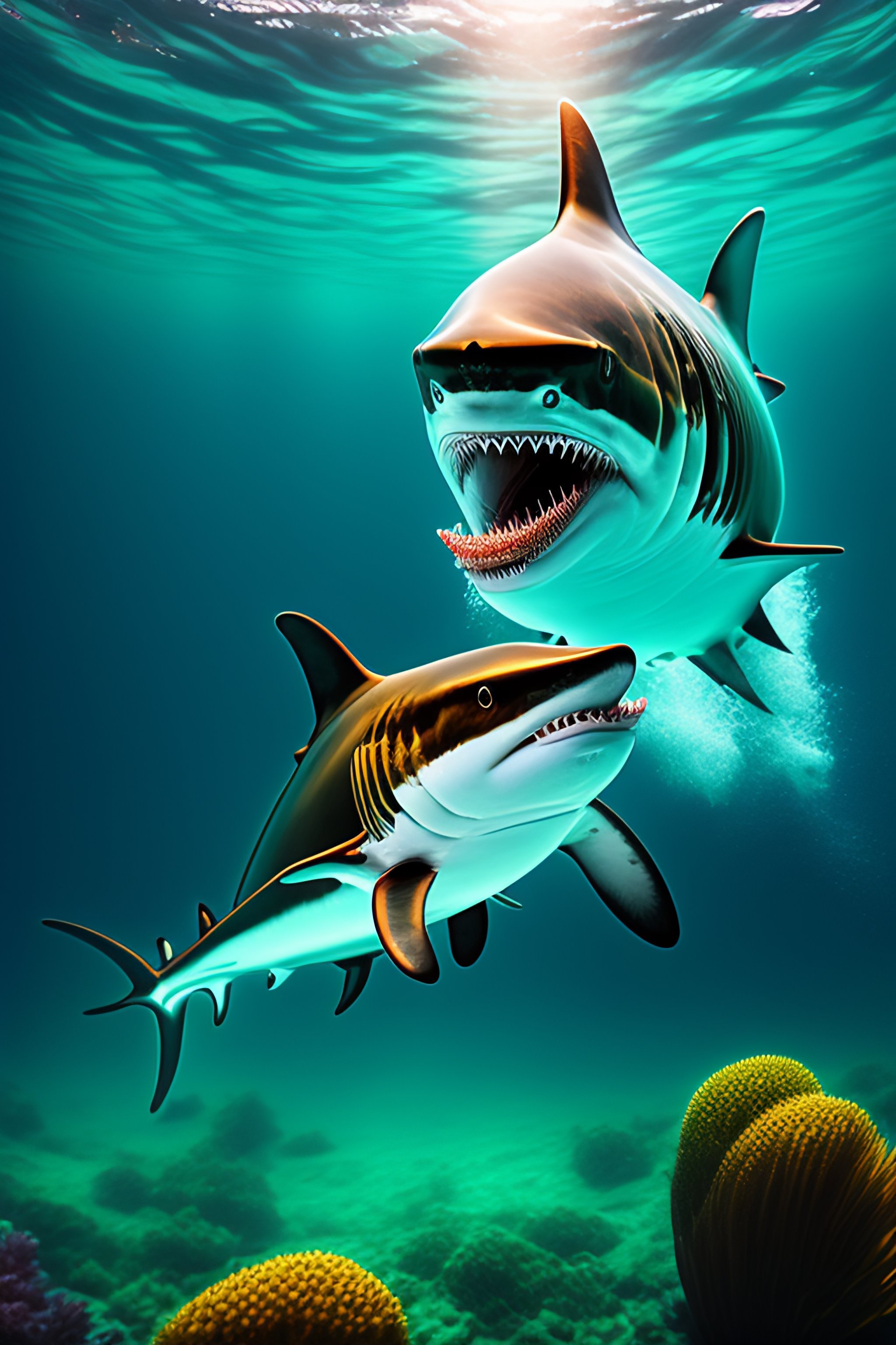 Deformed Sharks