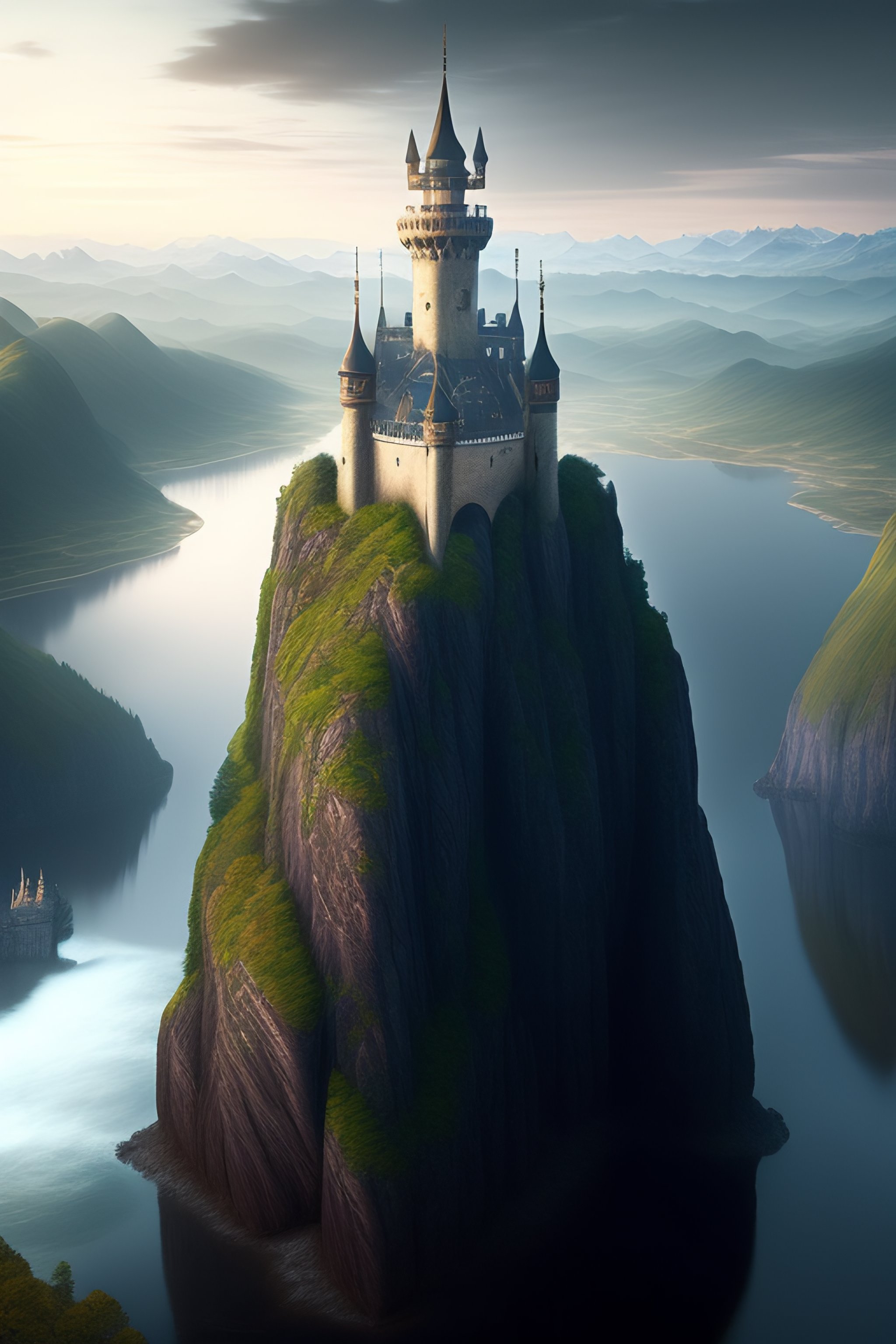 Lexica - An ultra detailed matte painting of a lonely and impossibly ...