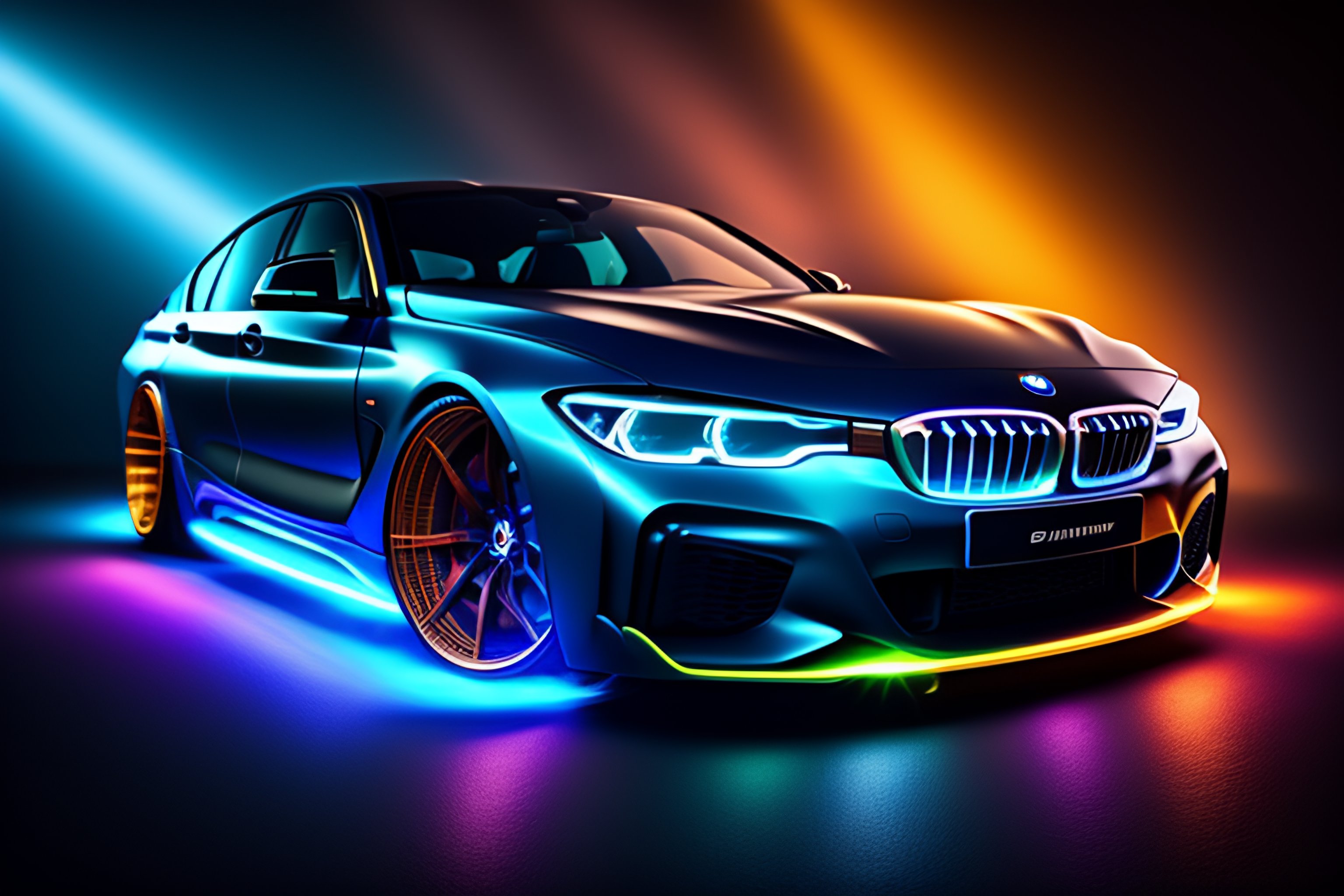 Lexica - Glowing BMW steering wheel