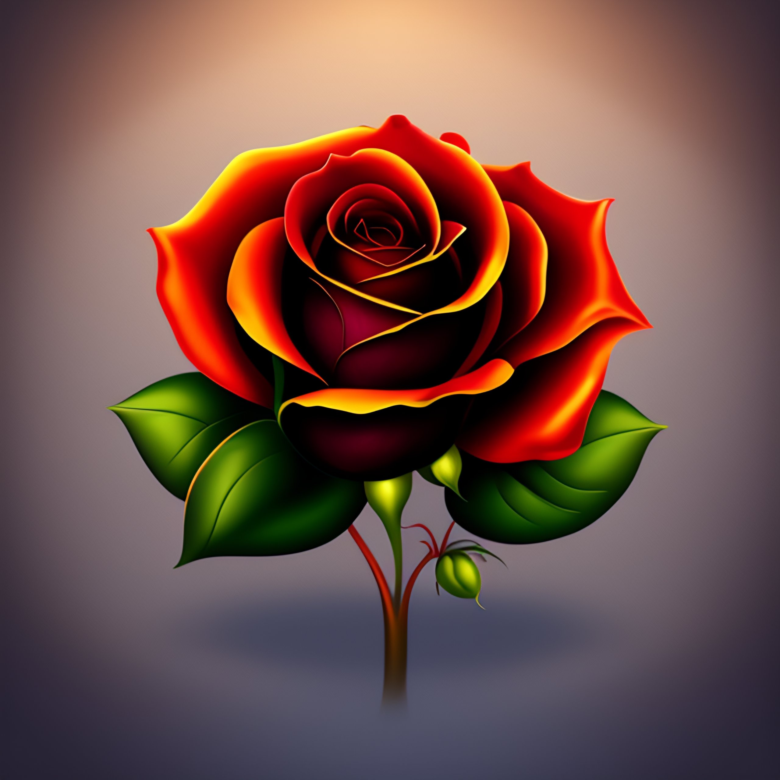 Lexica - Professional vector logo of an rose selling company, 2d, flat ...