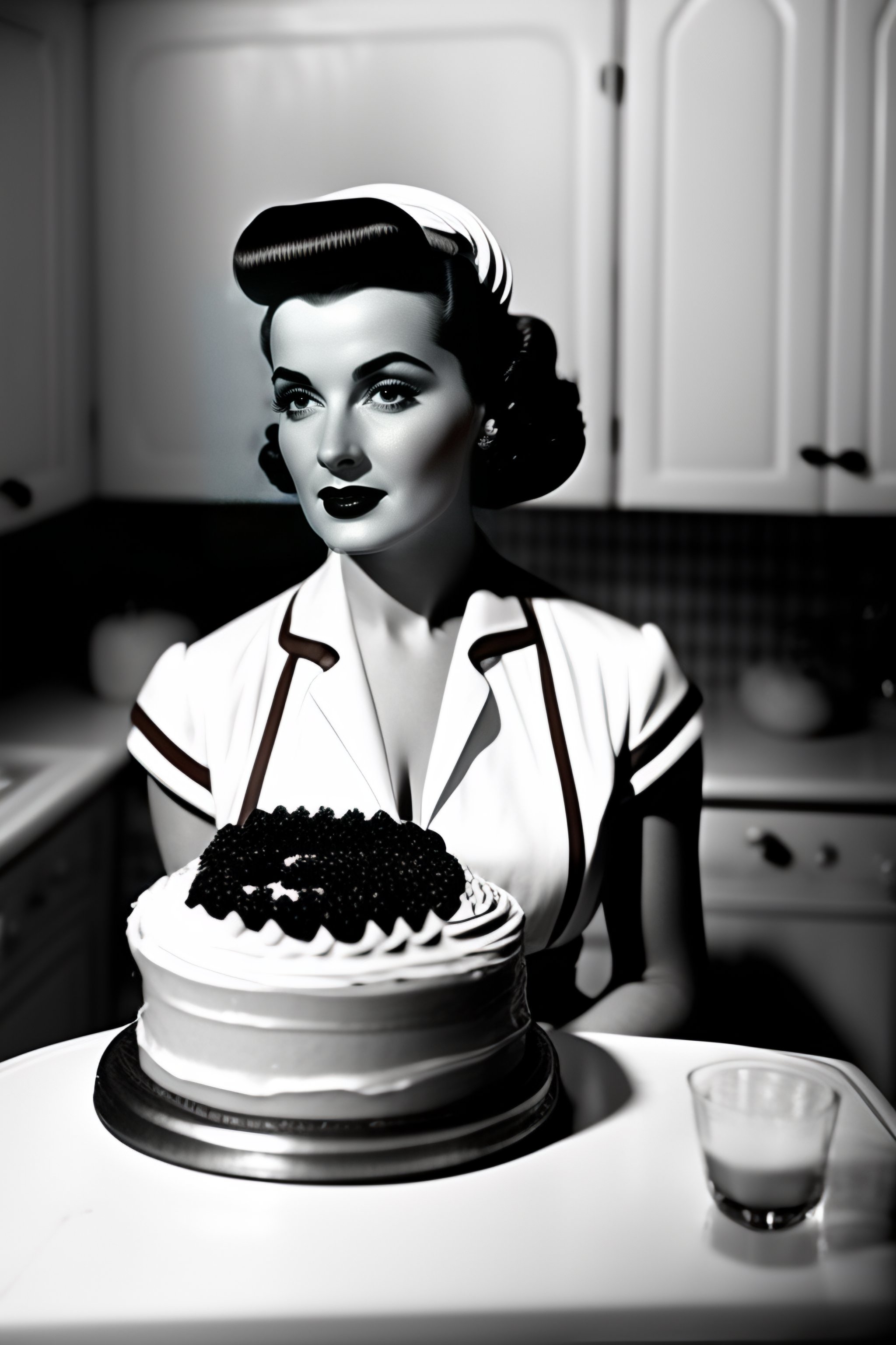 Woman Baking 50s