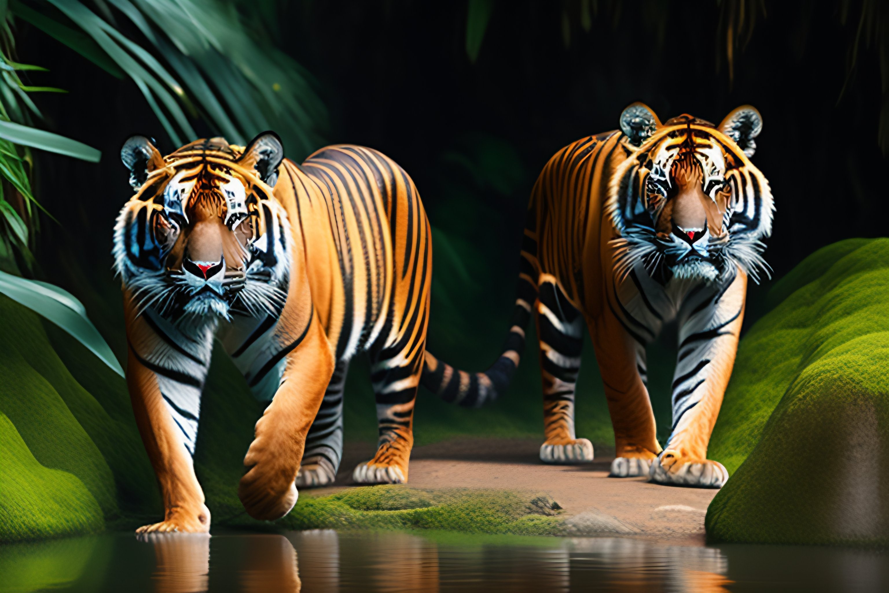 Lexica - Sumatran tigers in the jungle