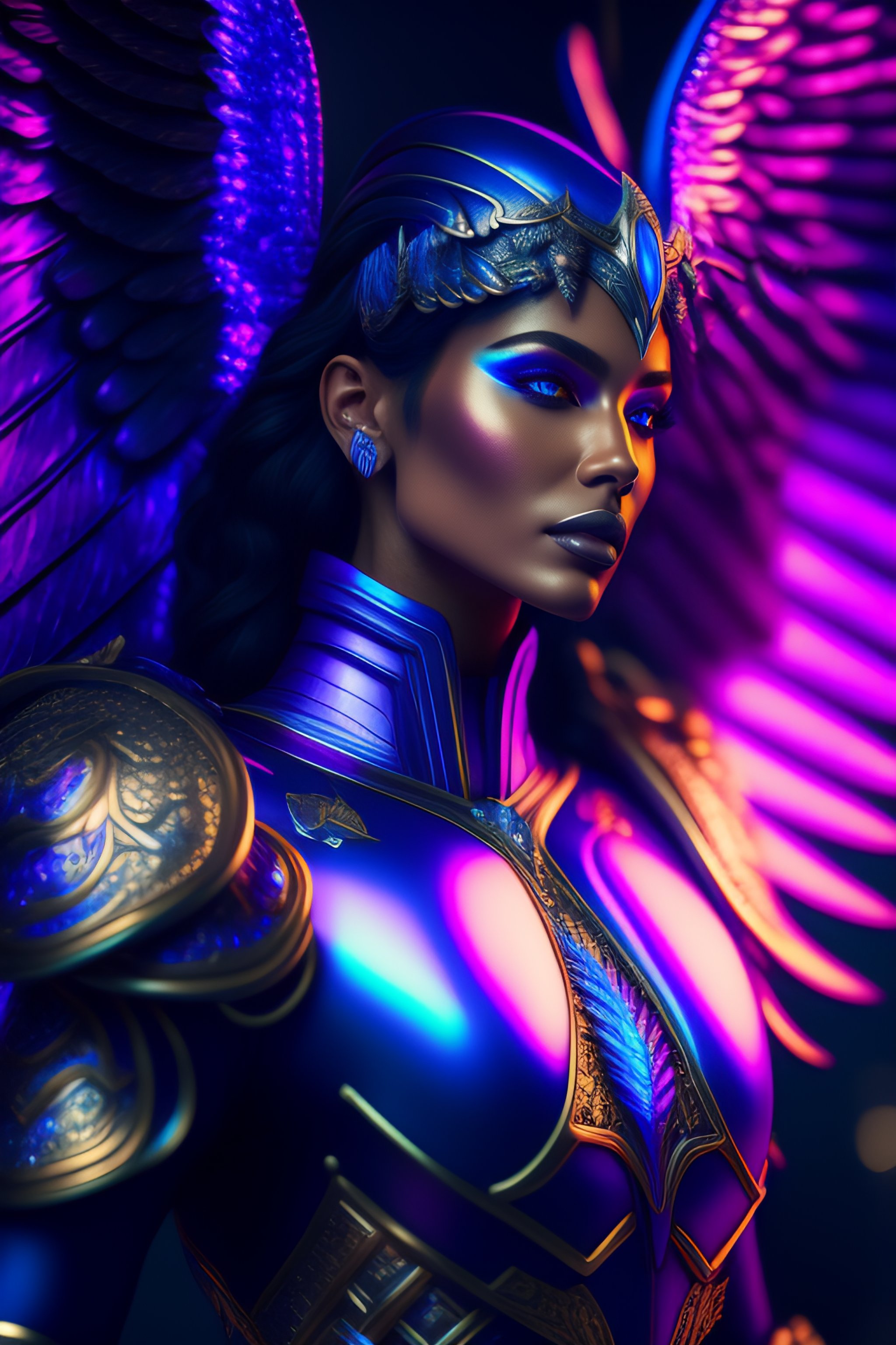 Lexica - A photo of 8k ultra realistic archangel with 6 wings, full ...
