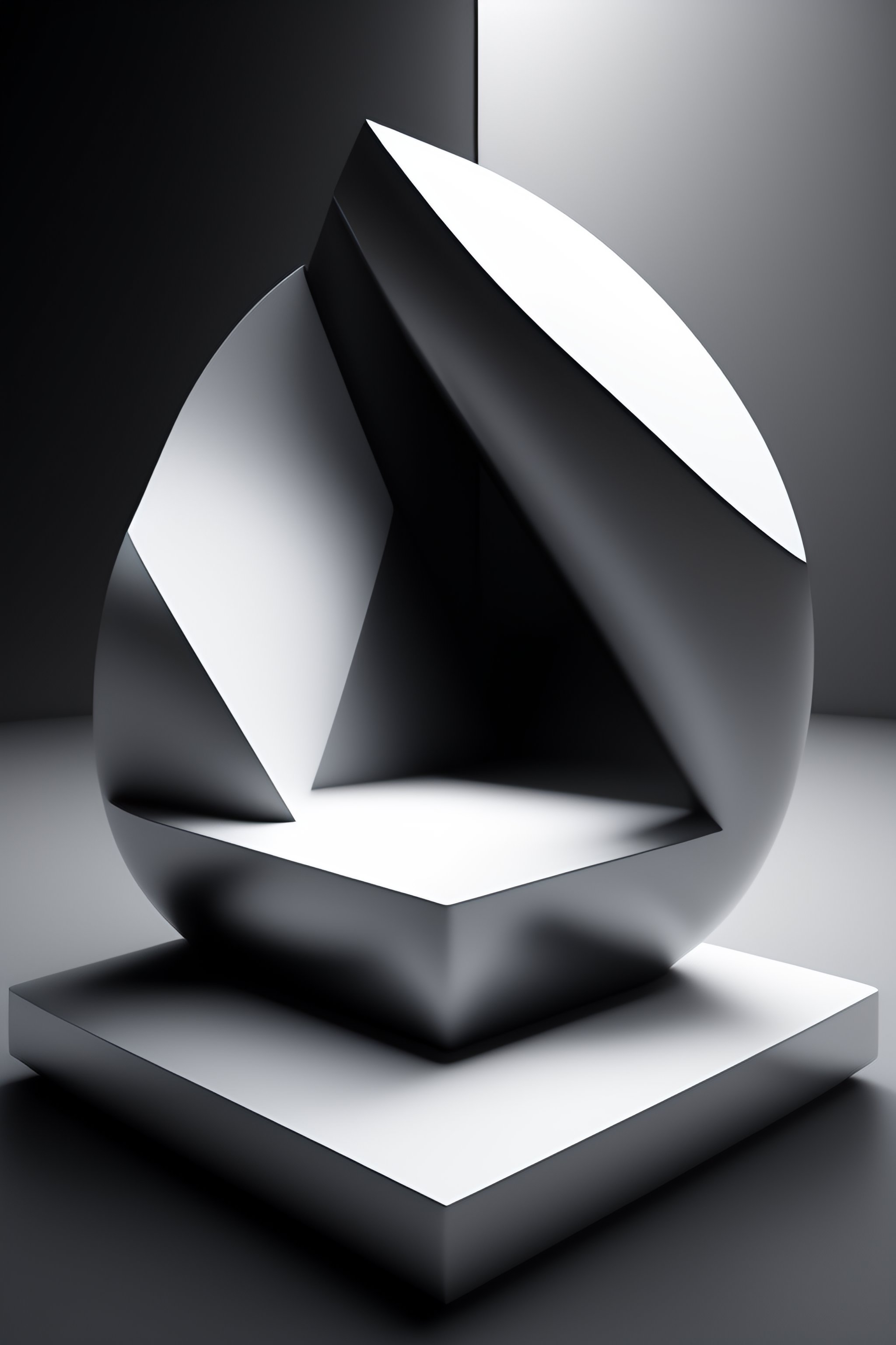 Lexica - 3D Render of abstract geometric forms, cinematic, fantasy ...