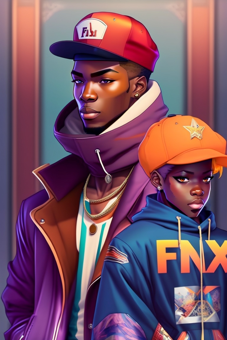 Lexica - 90"s anime style , Gangsta Fox , G Funk Gangsta Funk ah the hood