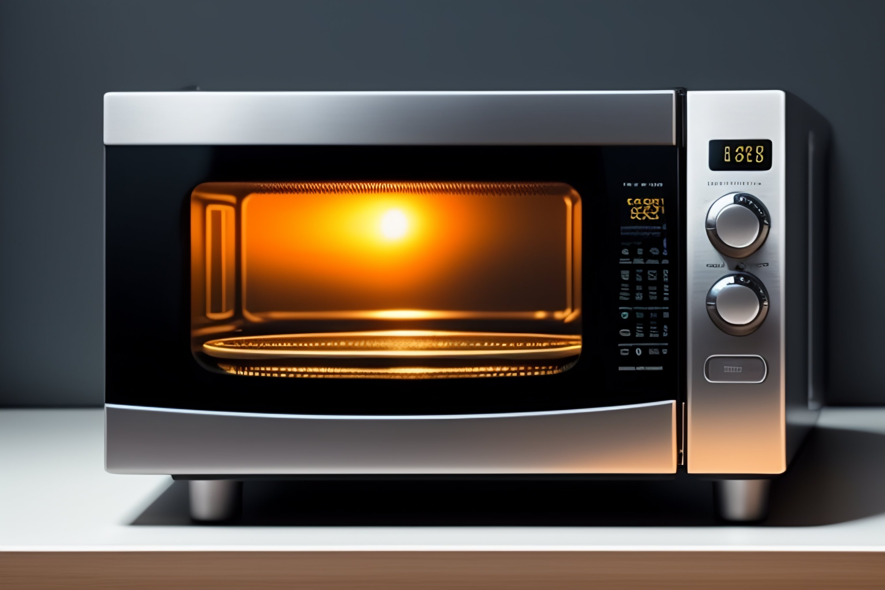 Lexica - A microwave with lots of buttons, an LCD screen, 3 spouts and ...