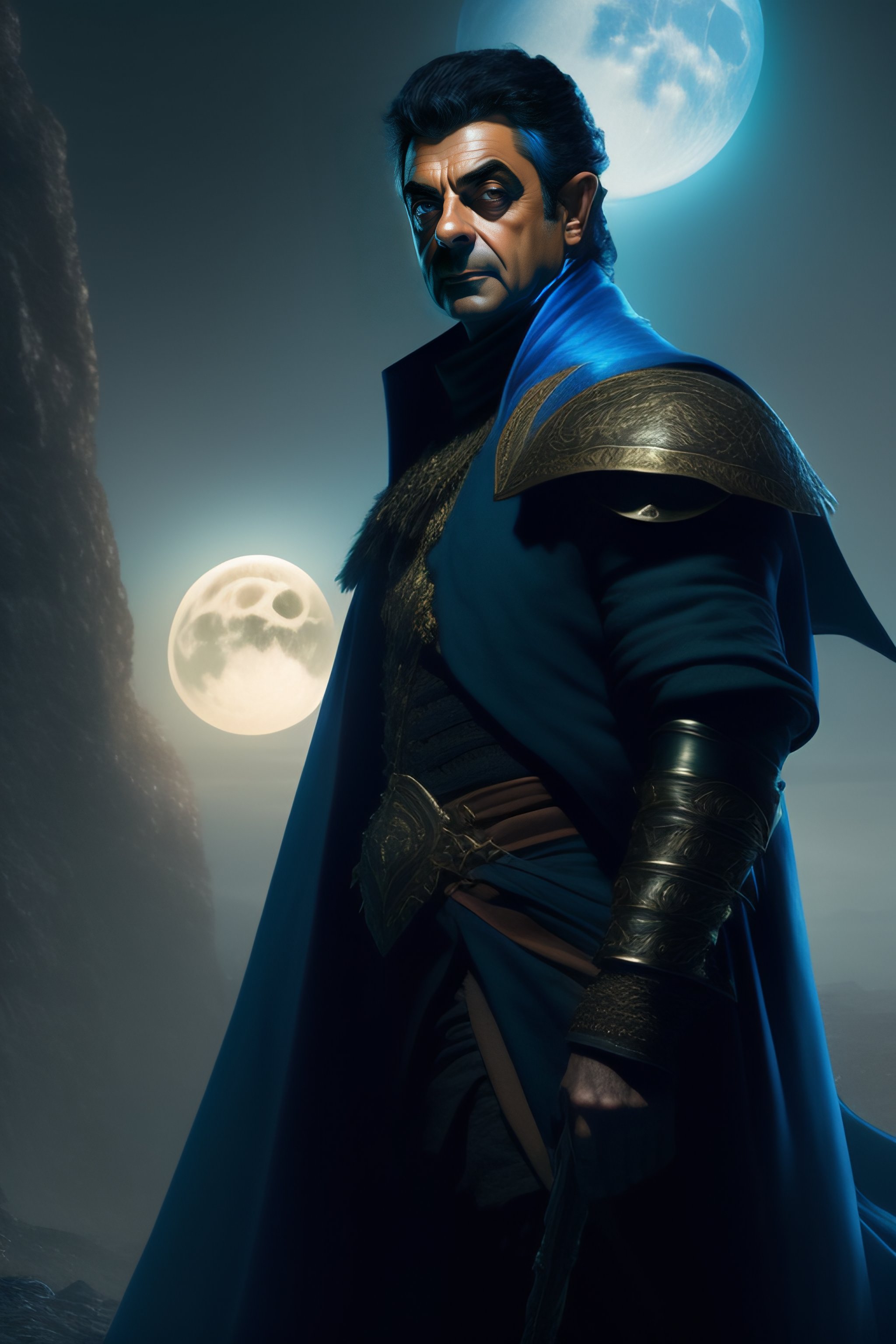 Lexica - Rowan Atkinson, as a Solomon Kane, a badass monster hunter ...