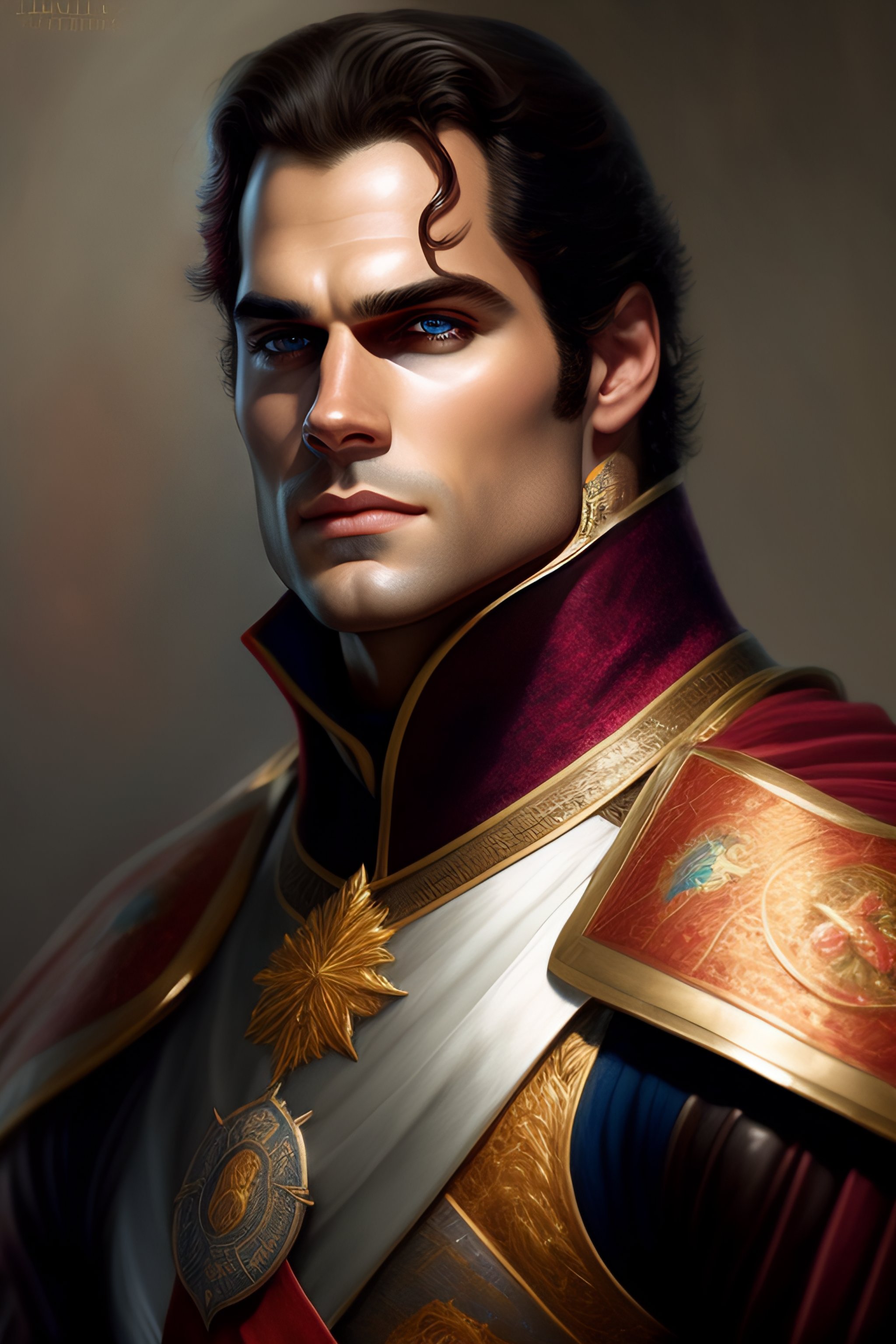Lexica - Henry Cavill as a fantasy D&D character, heterochromia eyes ...
