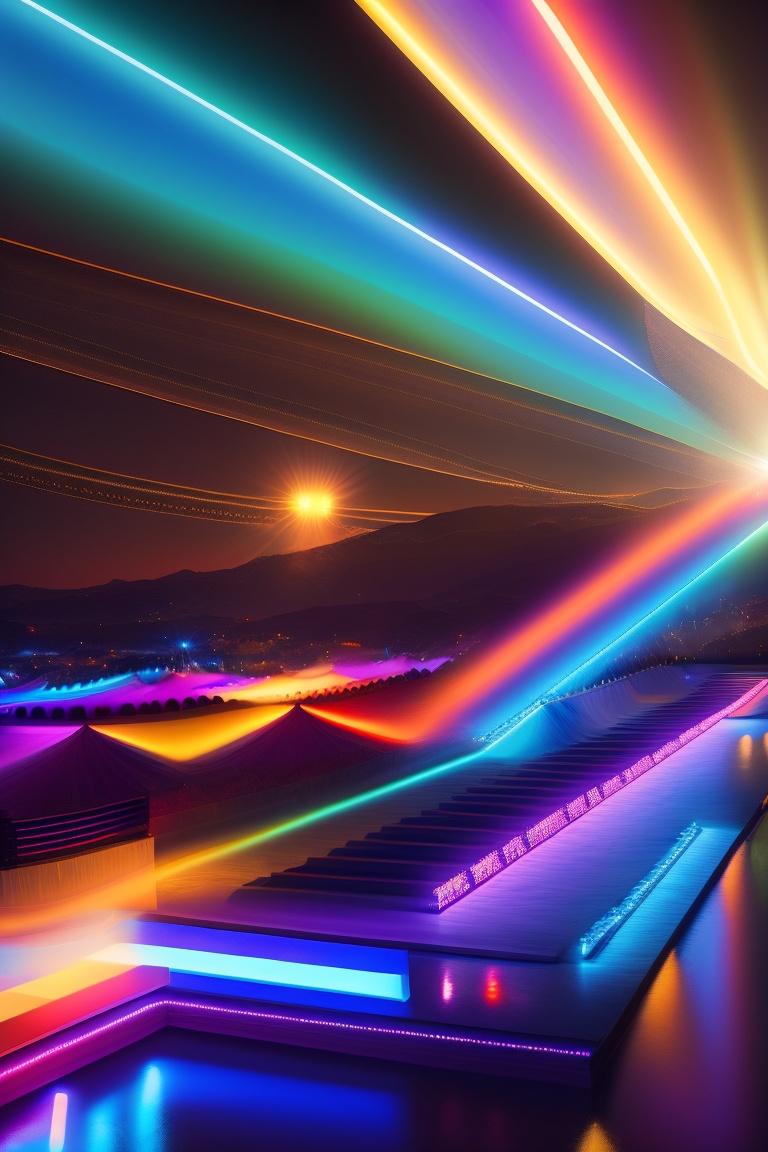 Lexica - Birthday Party Rave Scene, HD, Lasers and lights