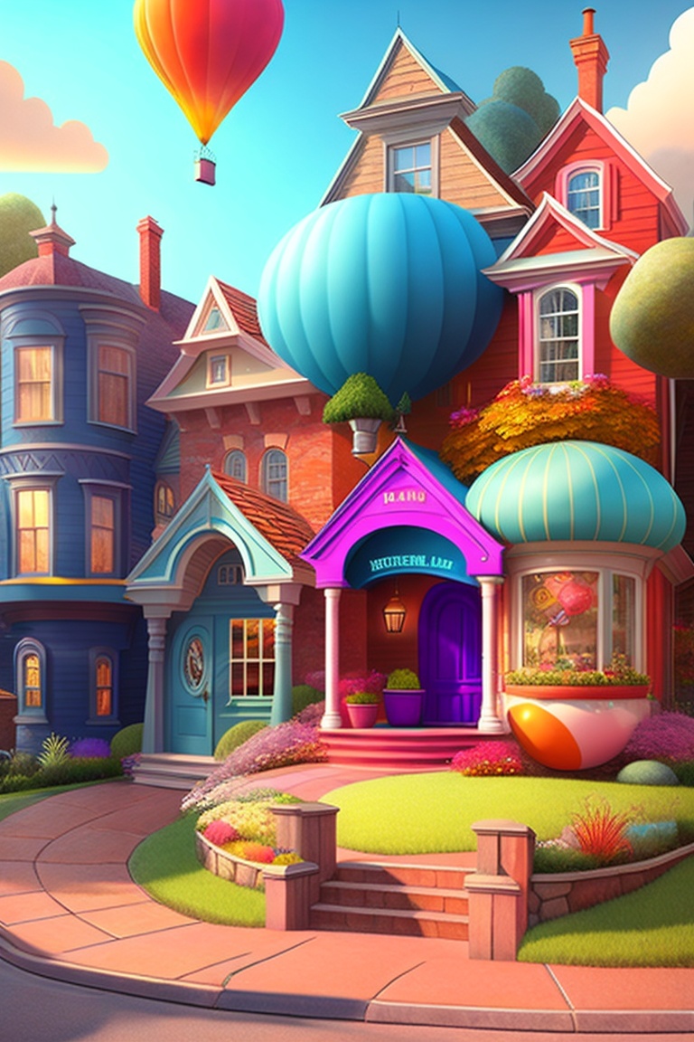 Lexica - Enter the realm of Pixar 3D animation, where real estate ...