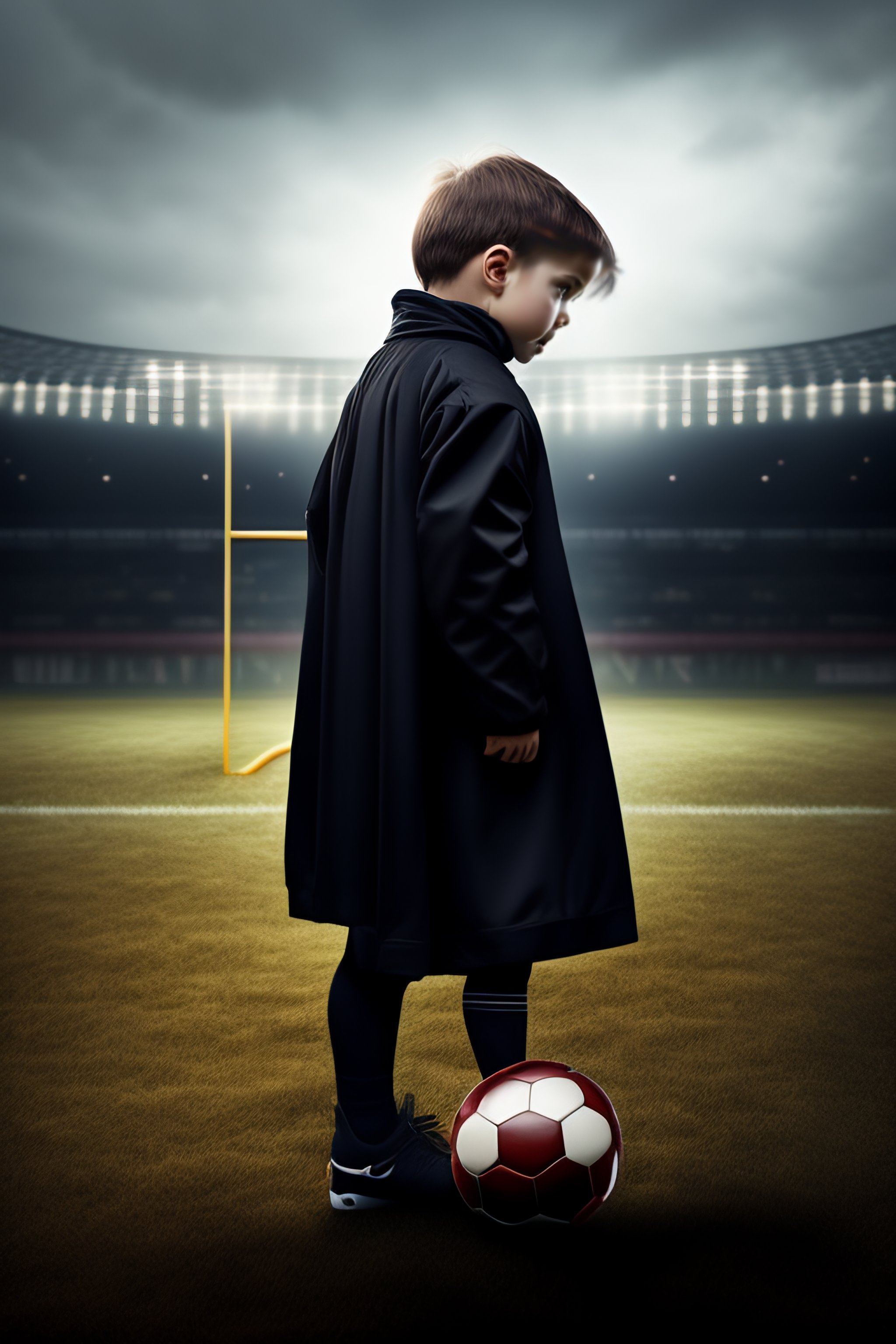 Lexica - Gothic scary mummy play football