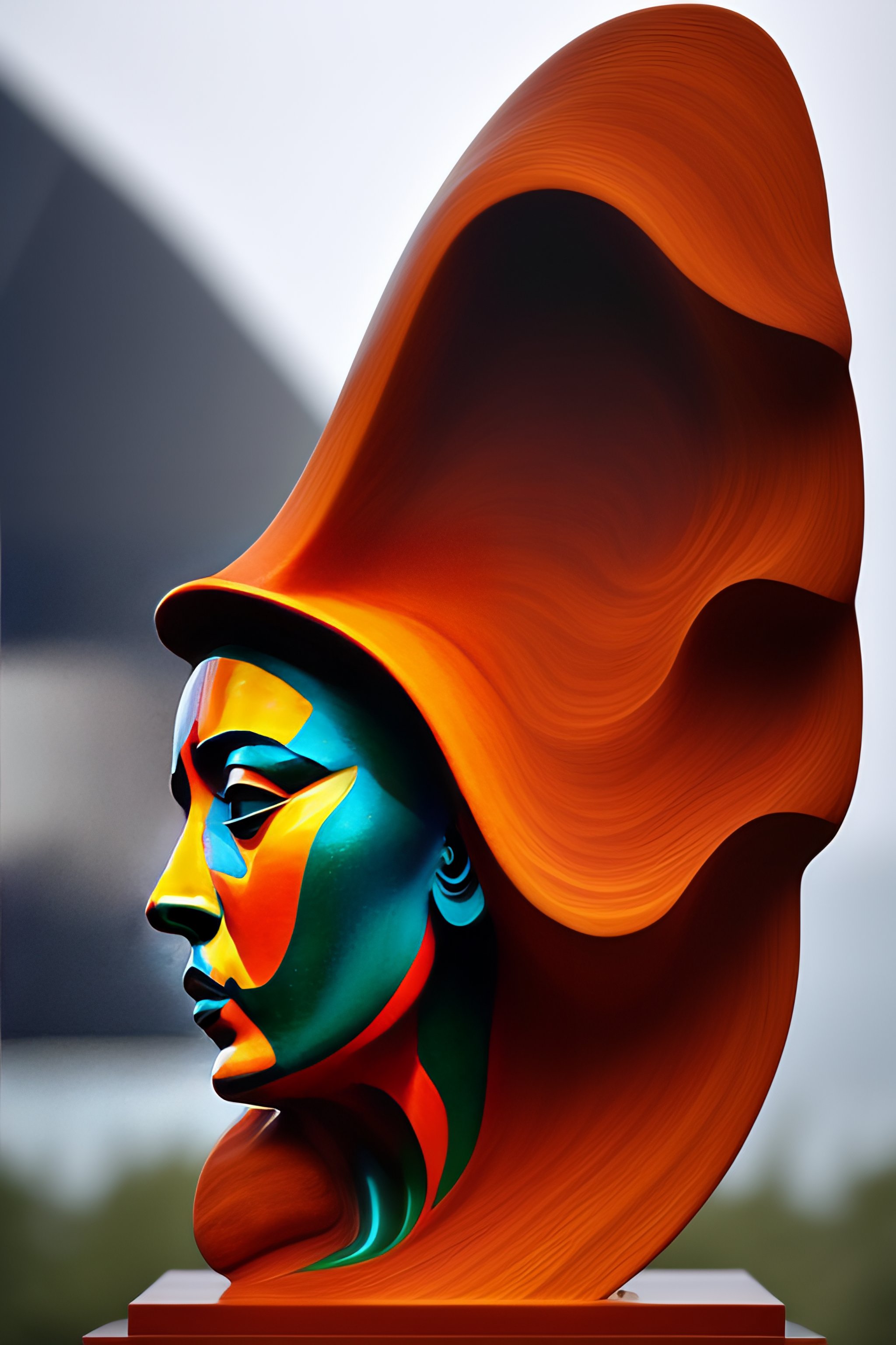 Lexica - Expressionist sculpture