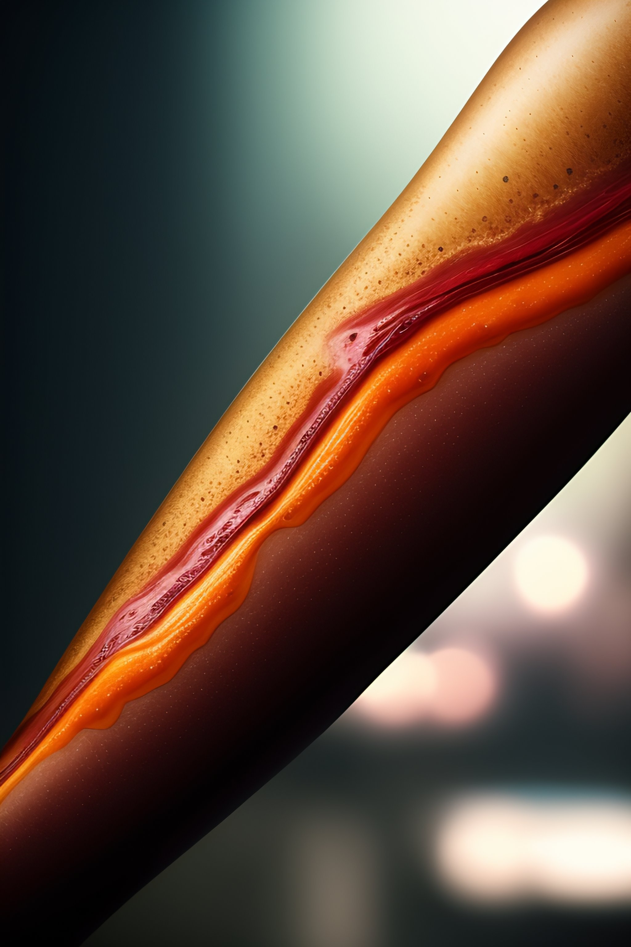 Lexica - Closeup photograph of human man forearm, skin, flesh, vascular ...