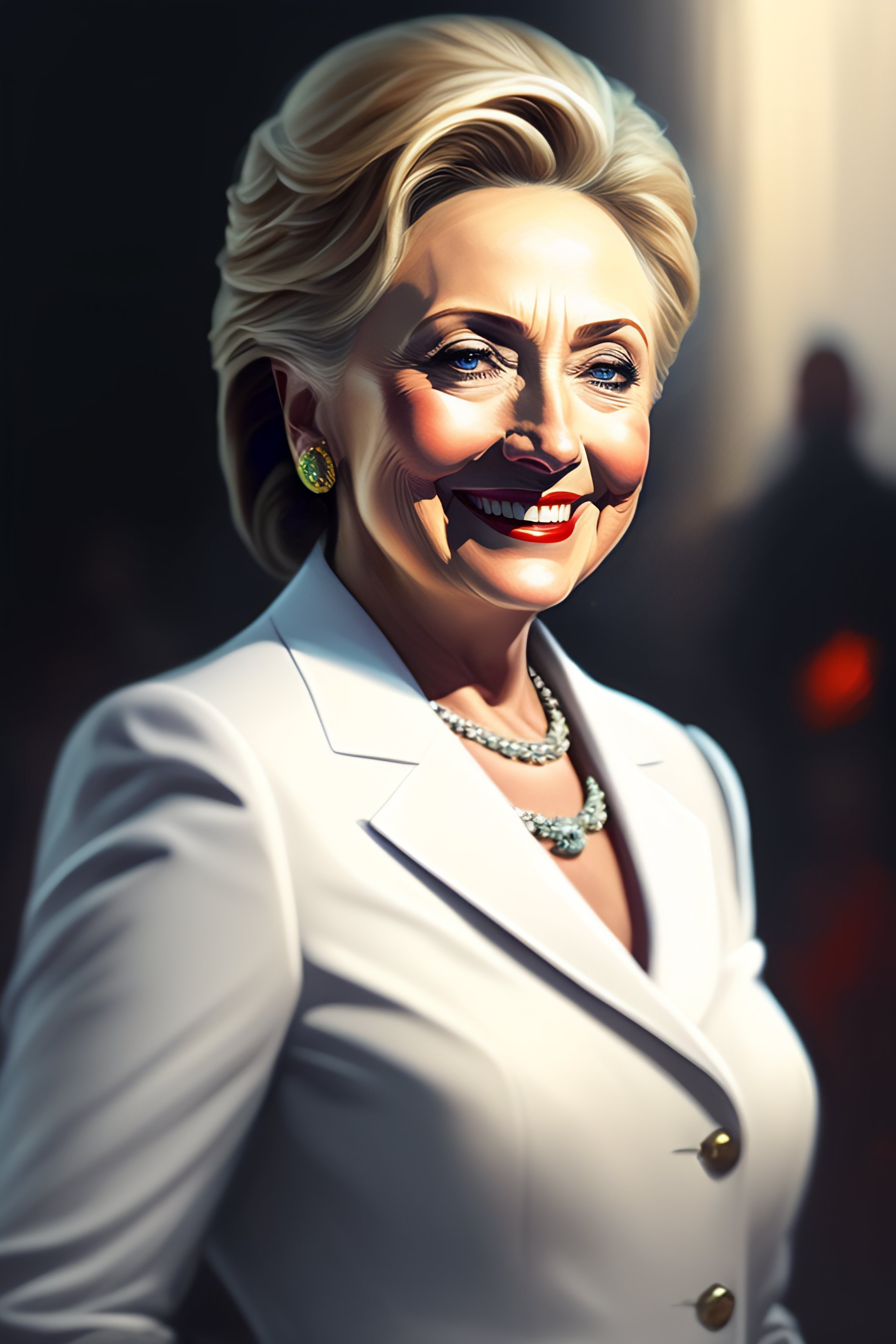 Lexica - Hillary clinton by greg rutkowski, featured on artstation