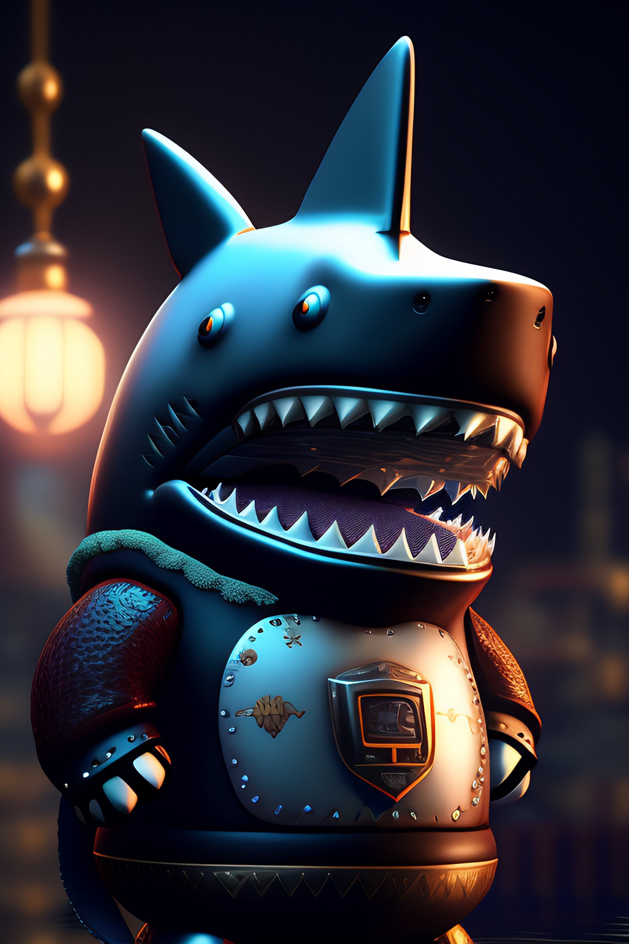 Lexica - Five nights at Freddy's, shark animatronic, digital art ...