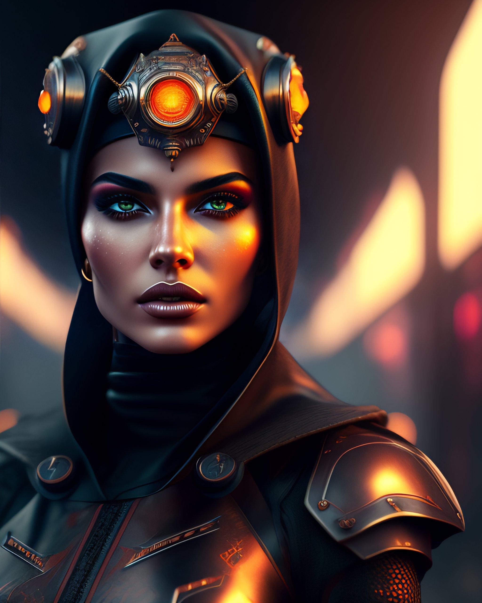 Lexica - Portrait of a rusian evil cyberpunk robot made of rusty clocks ...