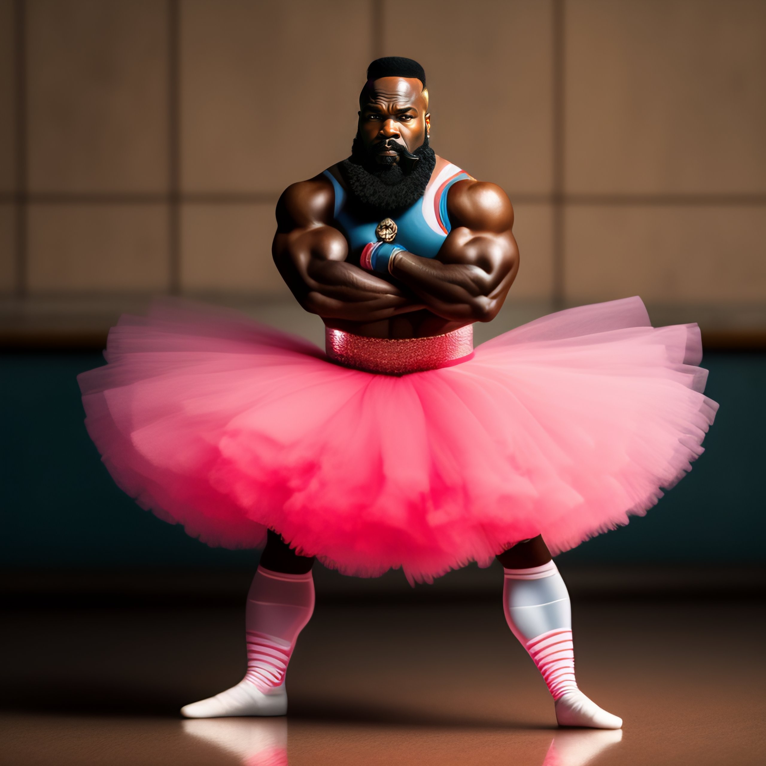 Lexica - Mr. T in a ballerina tutu