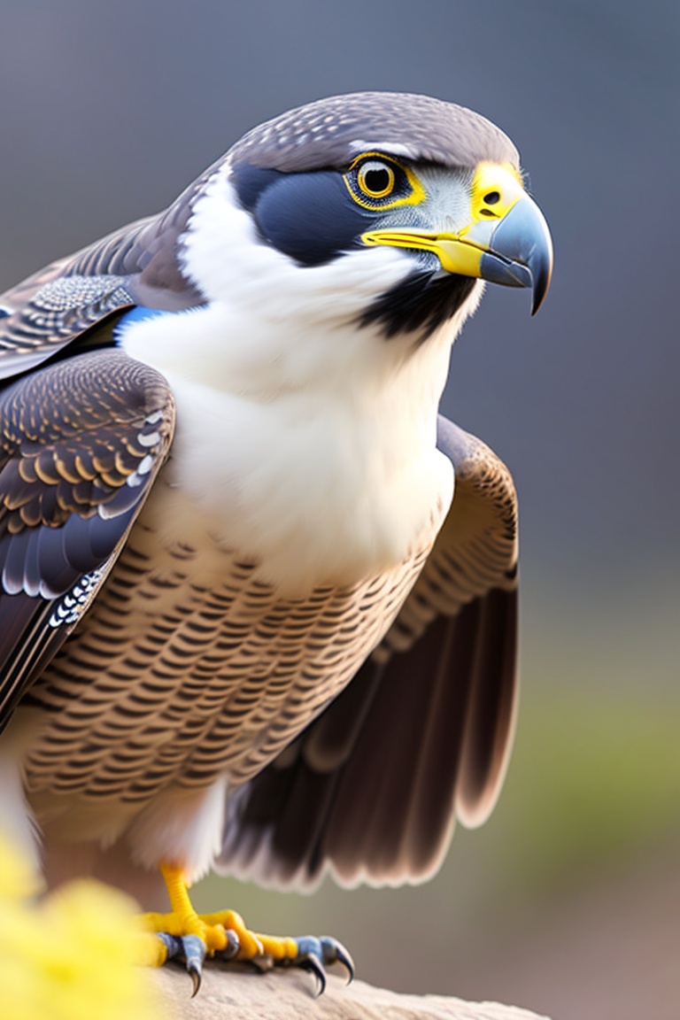 Lexica - The peregrine falcon is the fastest bird, capable of diving at ...