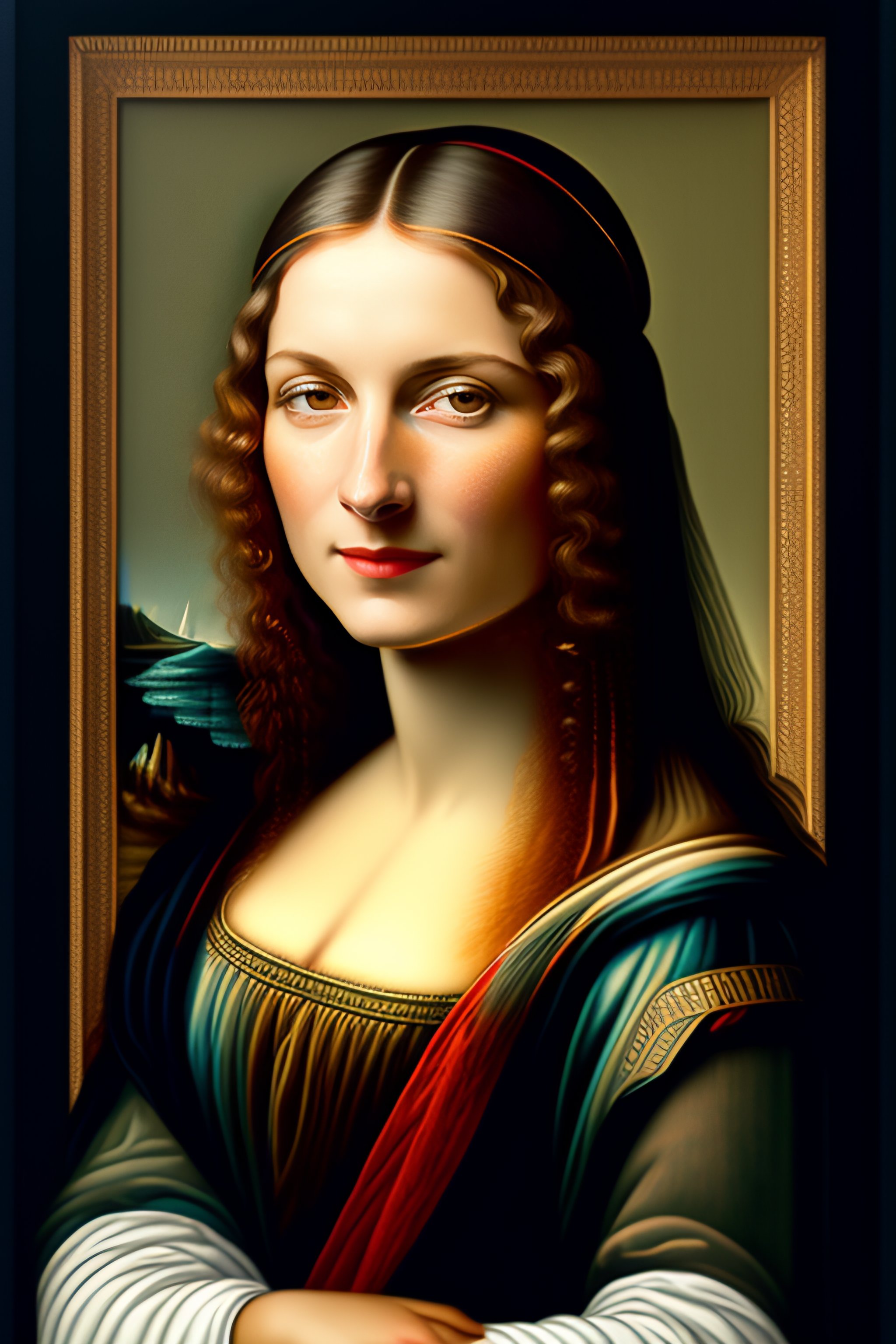 Lexica - Highly detailed portrait of a la lisa like a cartoonist