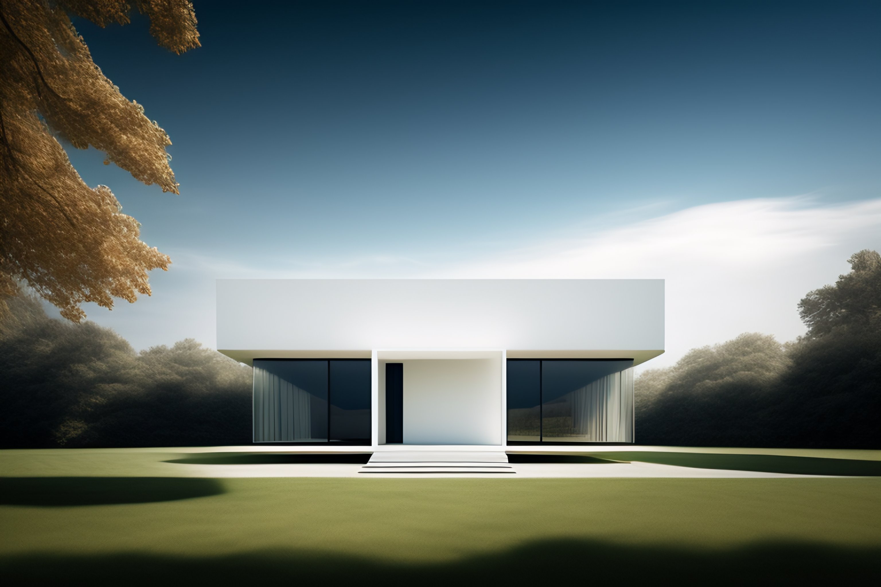 Lexica - Minimalist introspective white house