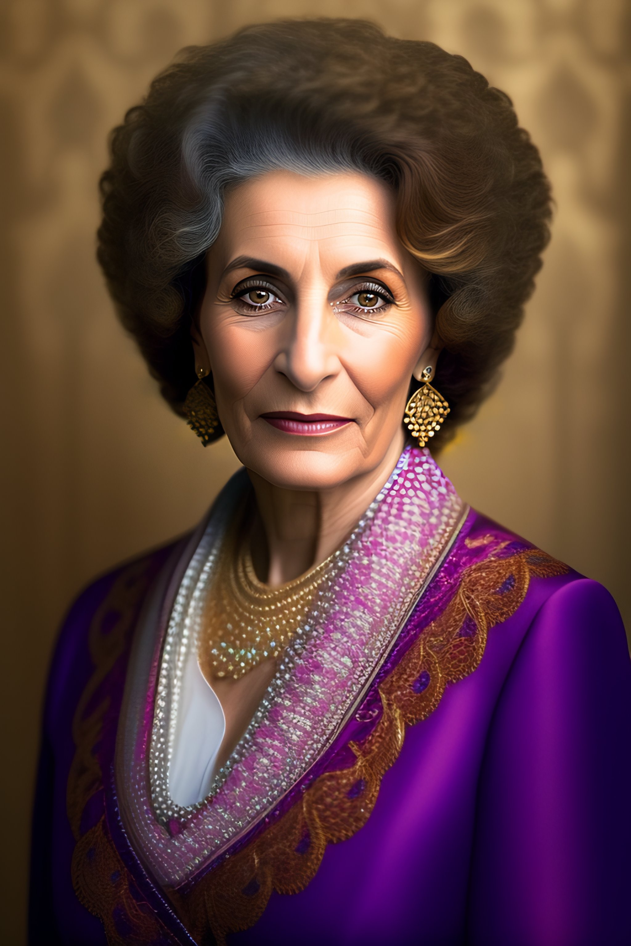 Lexica - Exact portrait of a 62 year old russian jew woman, that knows ...