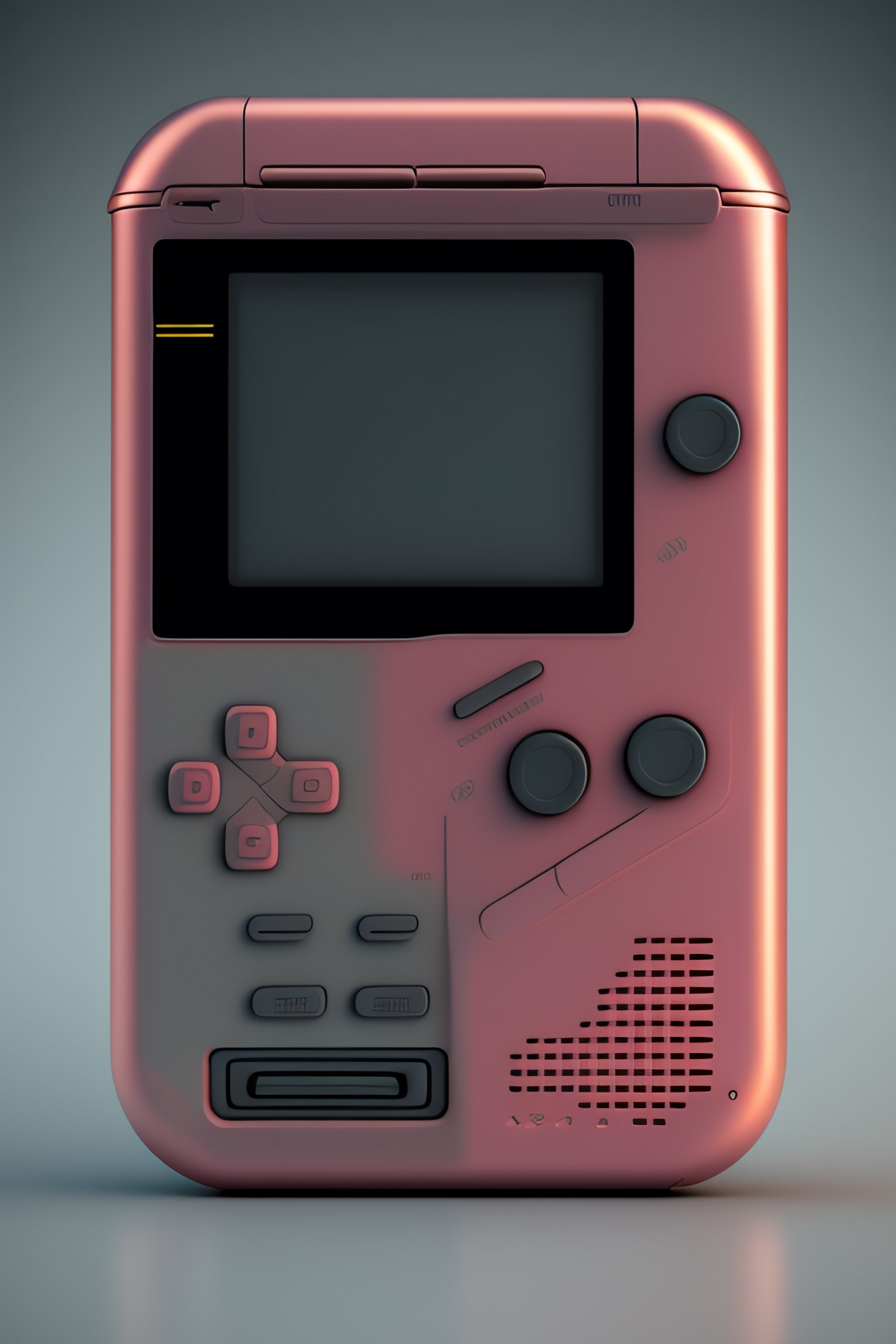 Lexica - Vintage personal handheld nintendo gameboy 1990s, c4d render ...