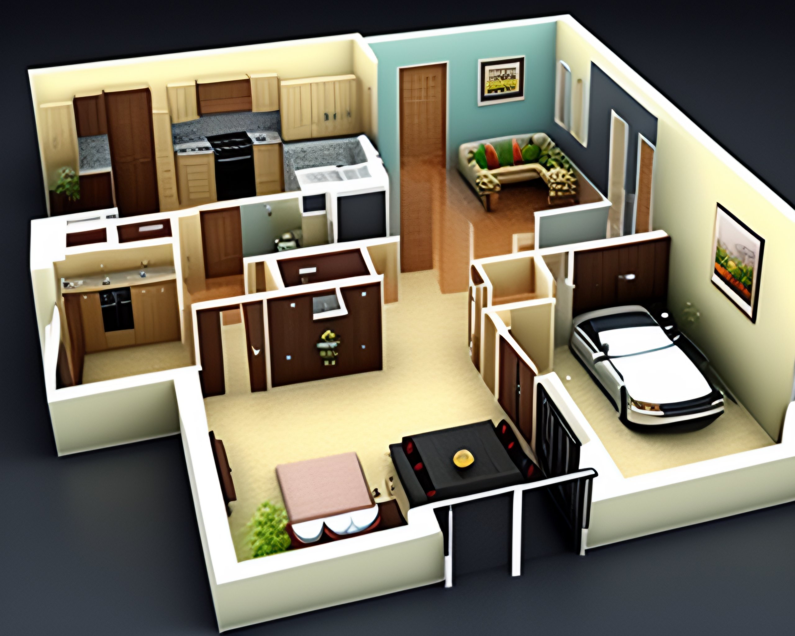 3d Simple House Plans Designs