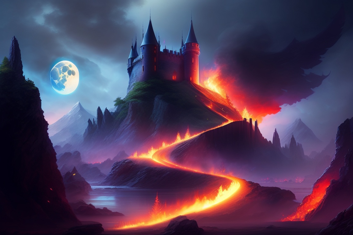 Lexica - The Great Ruined Castle, Burning, Catching Fire, The Fight ...