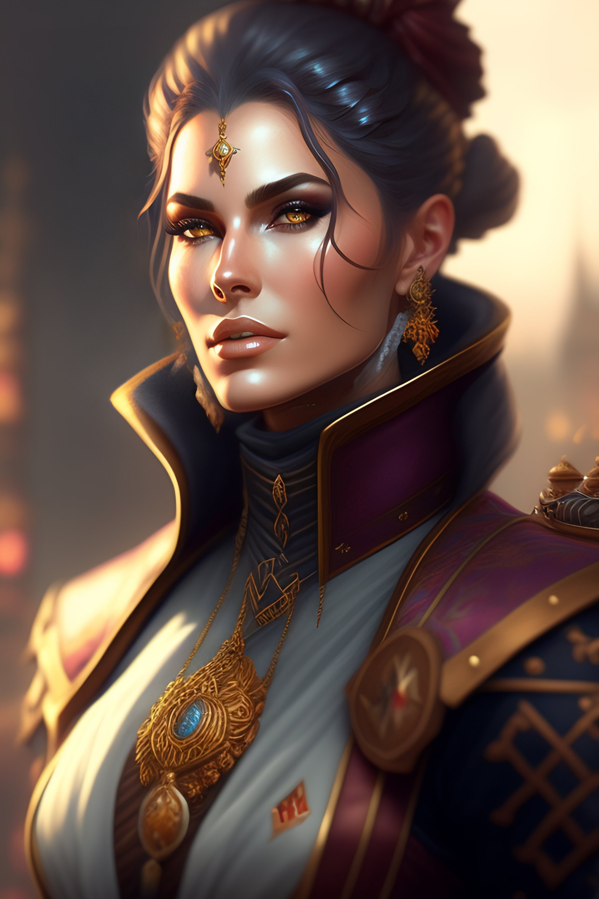 Lexica - Steampunk Cossack, d & d, fantasy, portrait, highly detailed ...