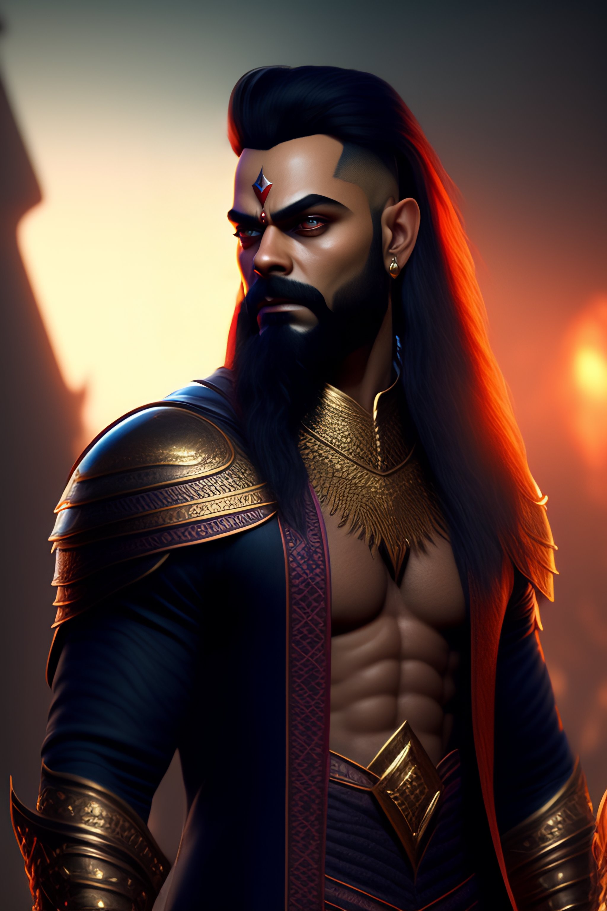 Lexica - Virat Kohli standing ultra detailed fantasy, elden ring ...