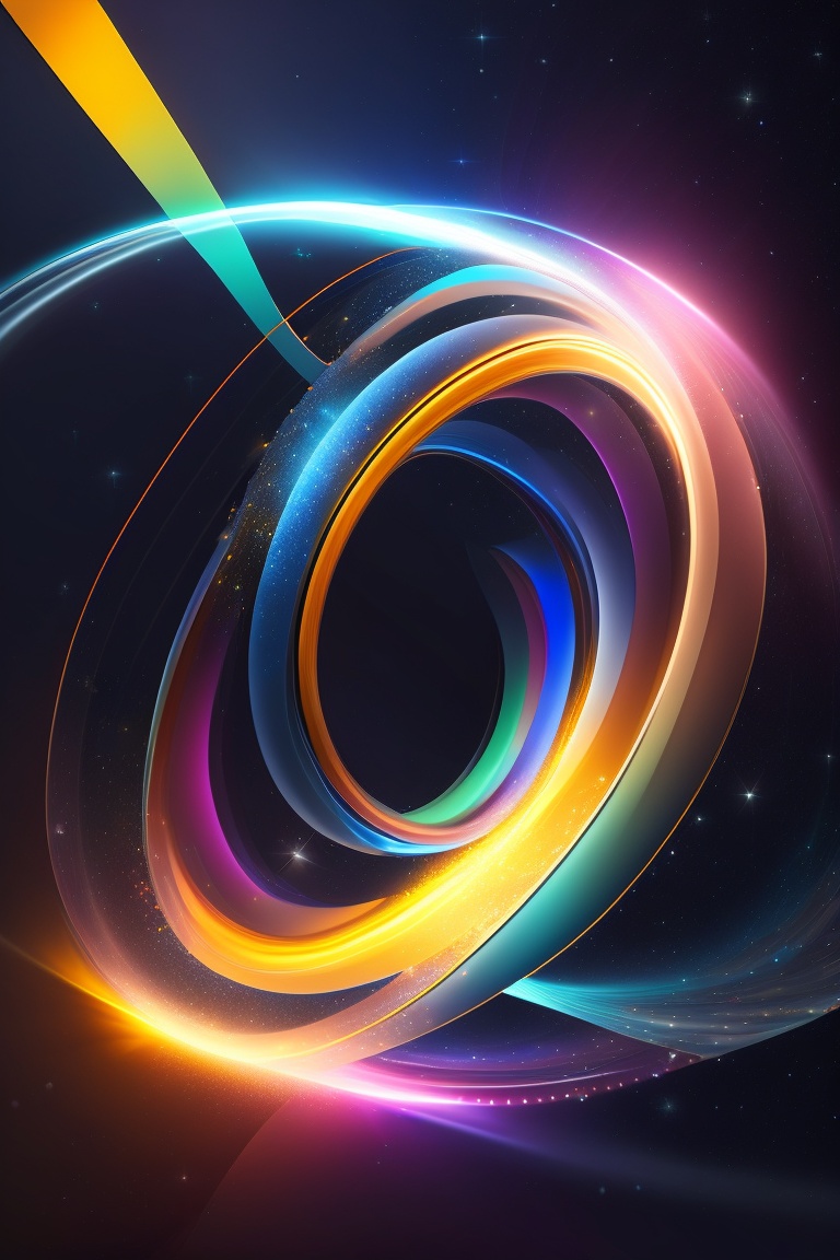 Lexica - Abstract representation of quantum particles entangled and ...