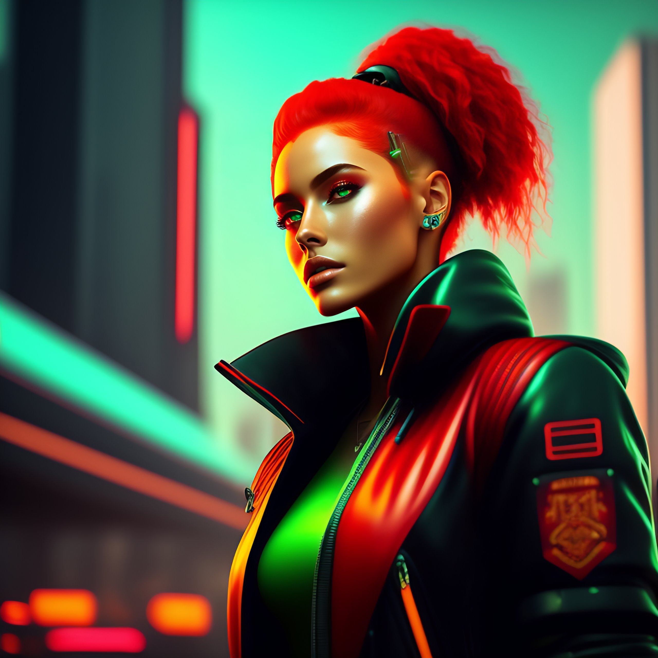 Lexica - Faraway cyberpunk cityscape, 2d digital painting, futuristic ...