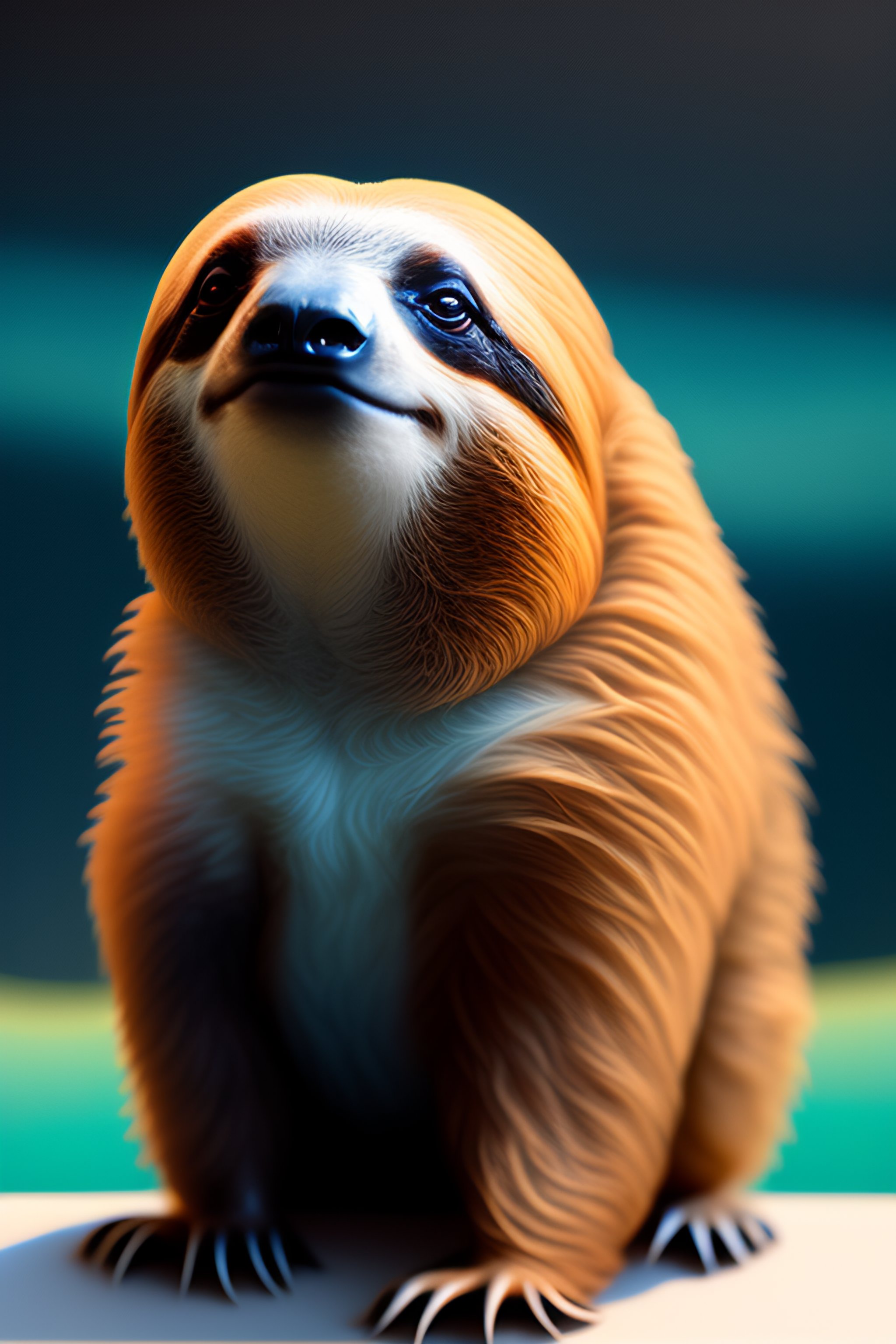 Lexica - Sloth overthinker lazy and loves to code easy to paint for ...