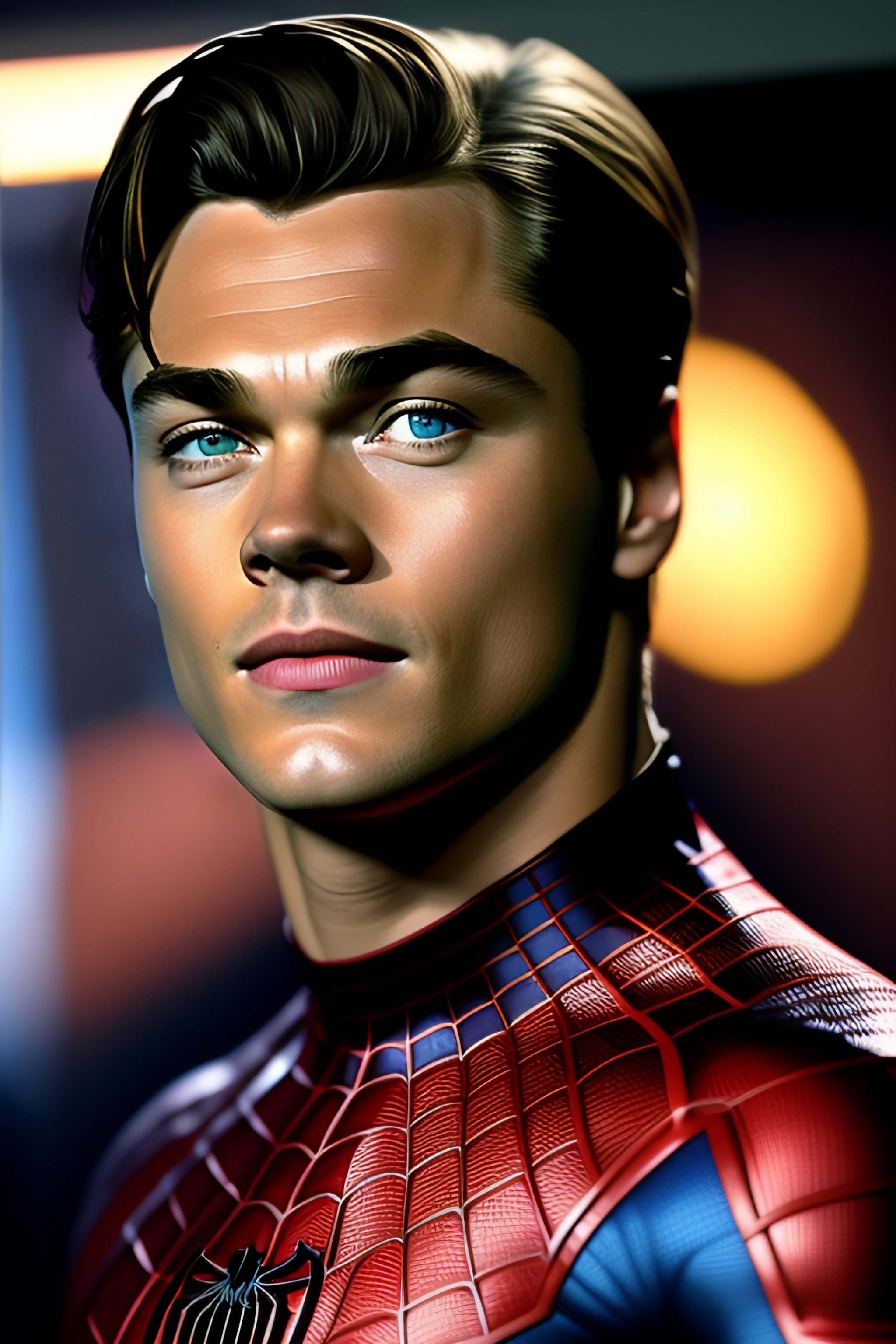 Lexica - Leonardo dicaprio as peter parker in spiderman movie
