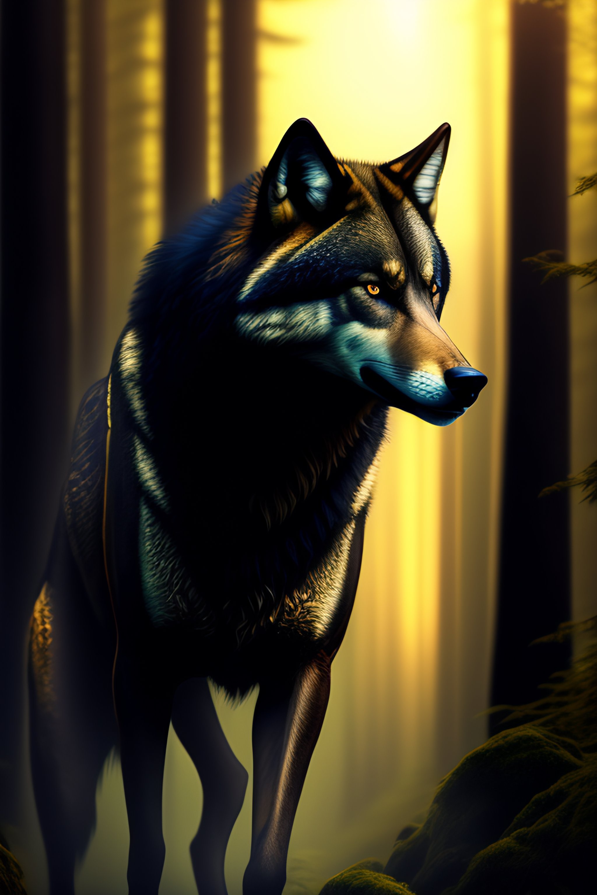 Demon Wolf Wallpaper