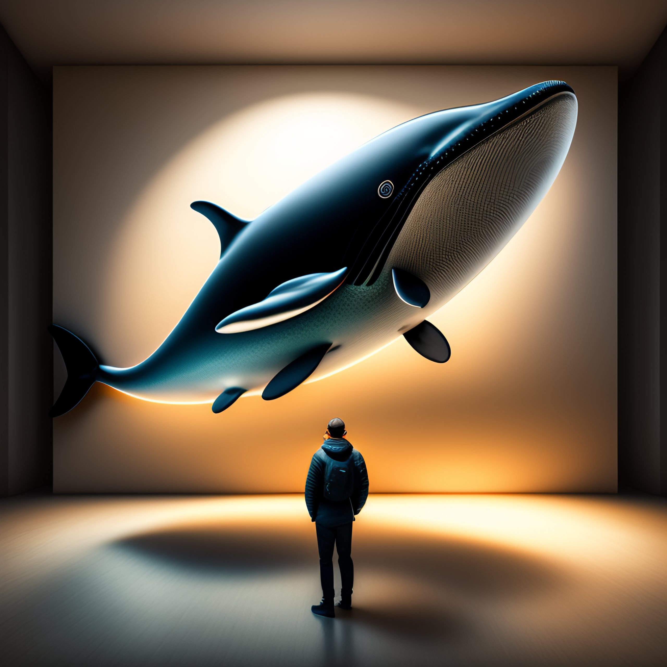 Lexica - Portrait of a person in a whale's stomach, claustrophobia ...