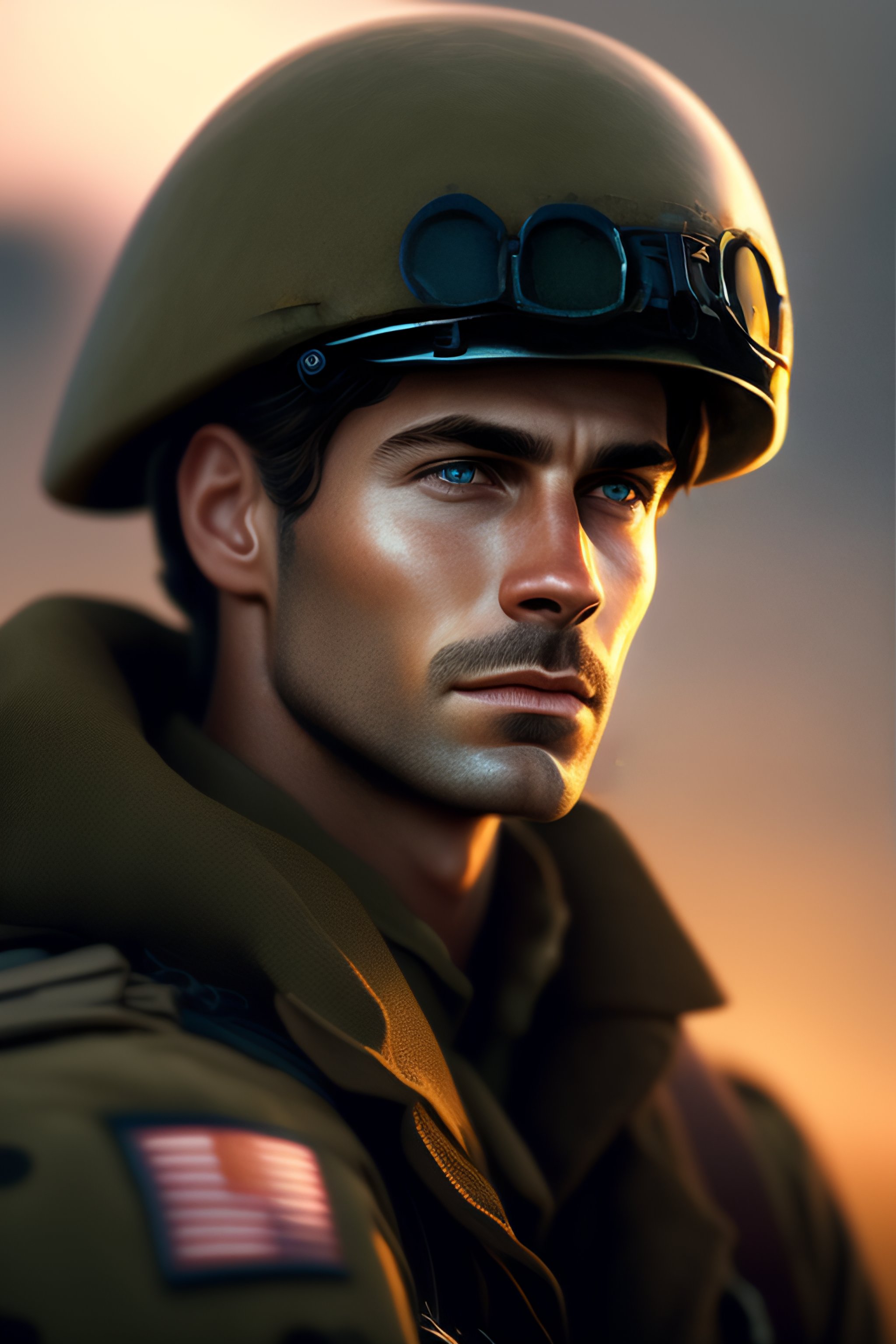 Lexica - An exhausted brat simpson at the frontlines in the army at ...