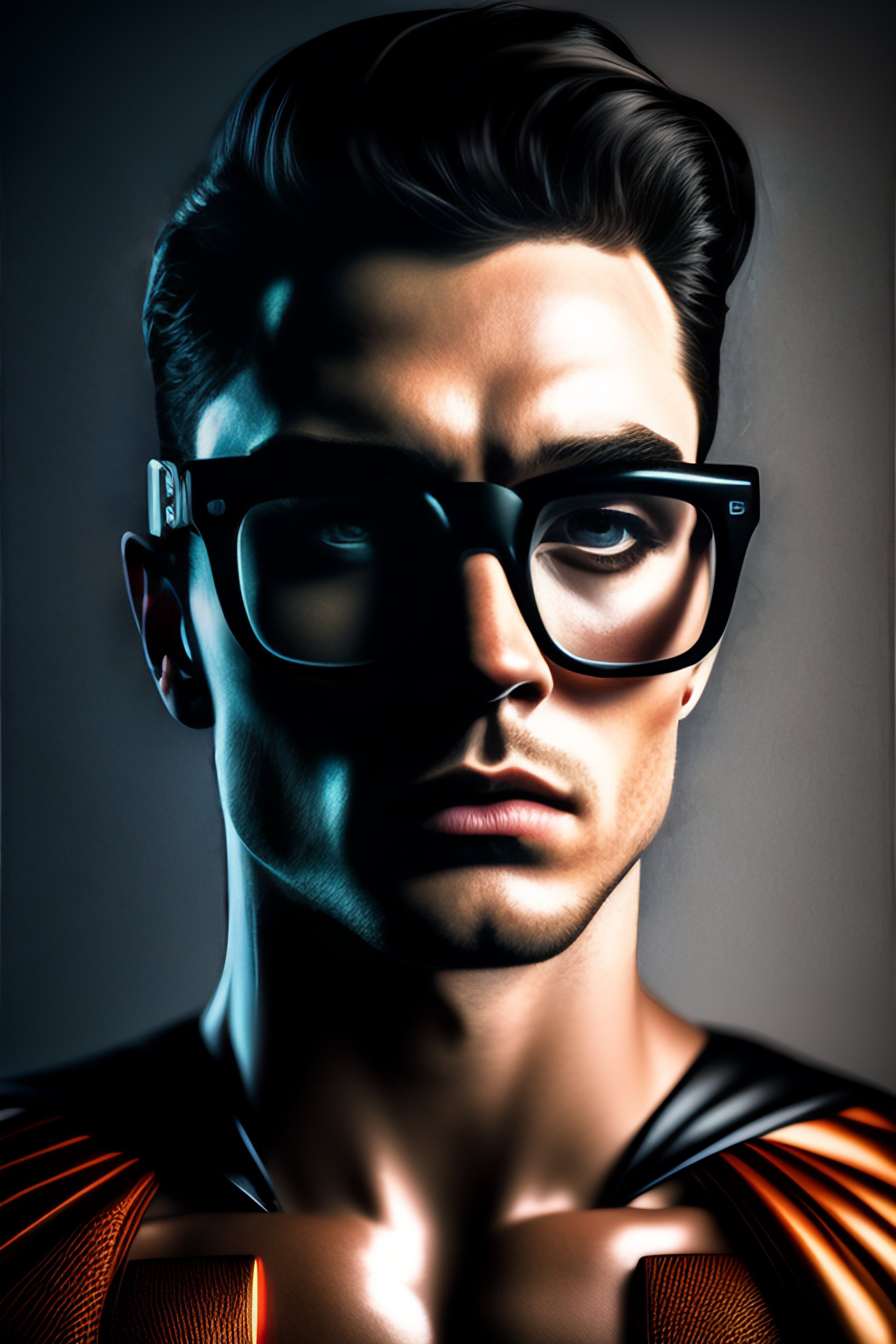 Lexica - Batman glasses collection , fine detailed, watching frontal in ...