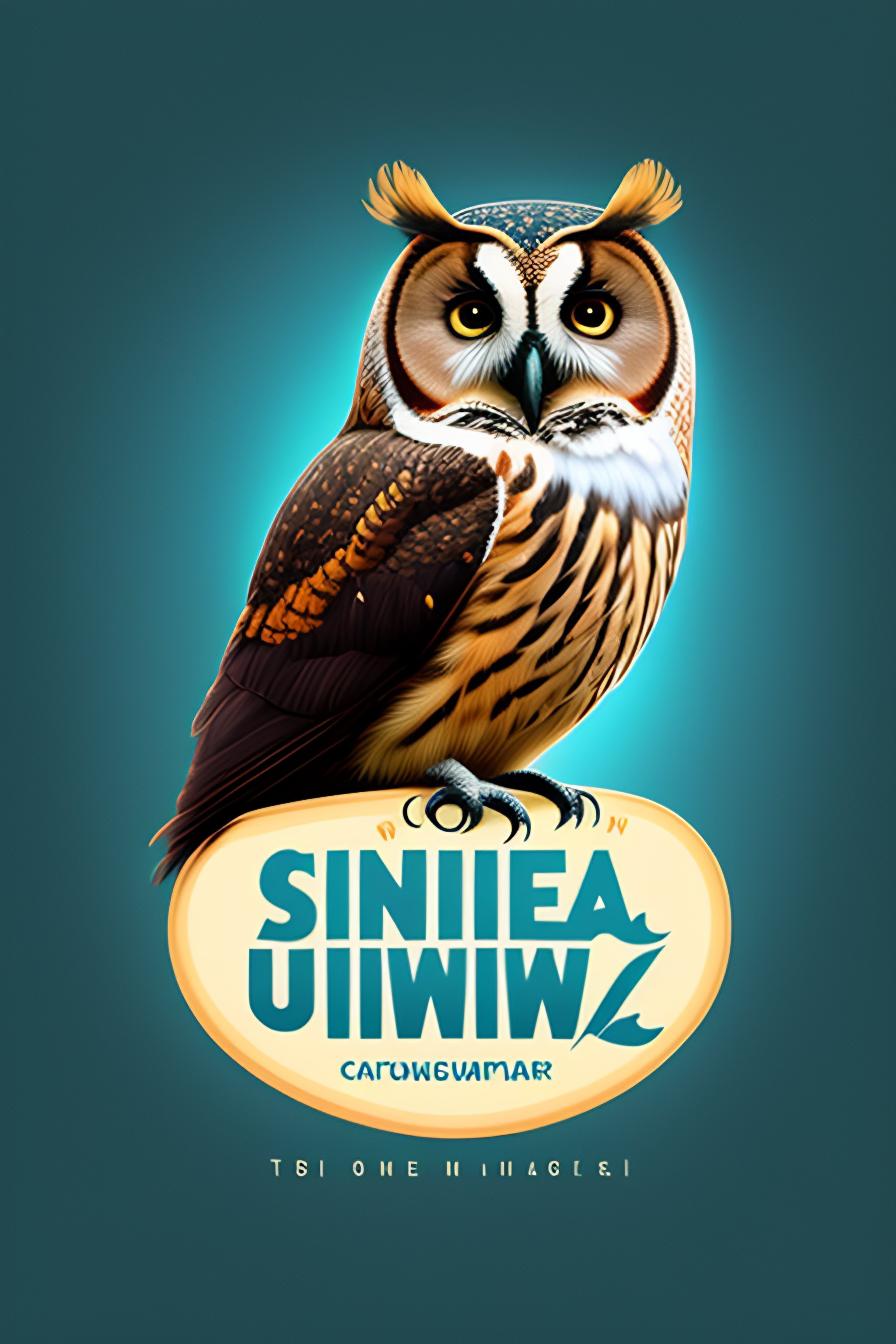 Lexica - Logo for podcast with an owl