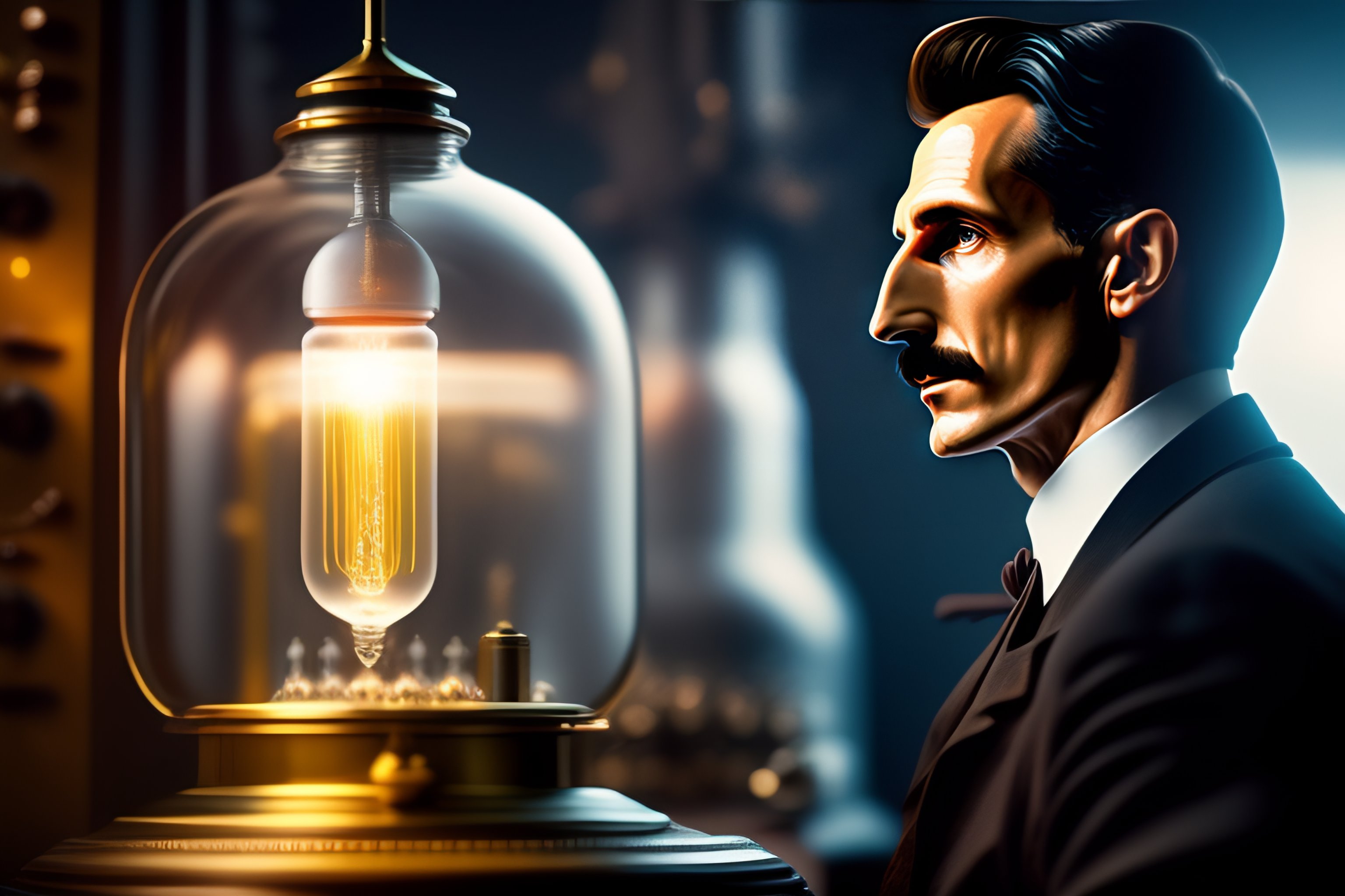 Lexica - Nikola Tesla’s Futuristic Knowledge in the lab